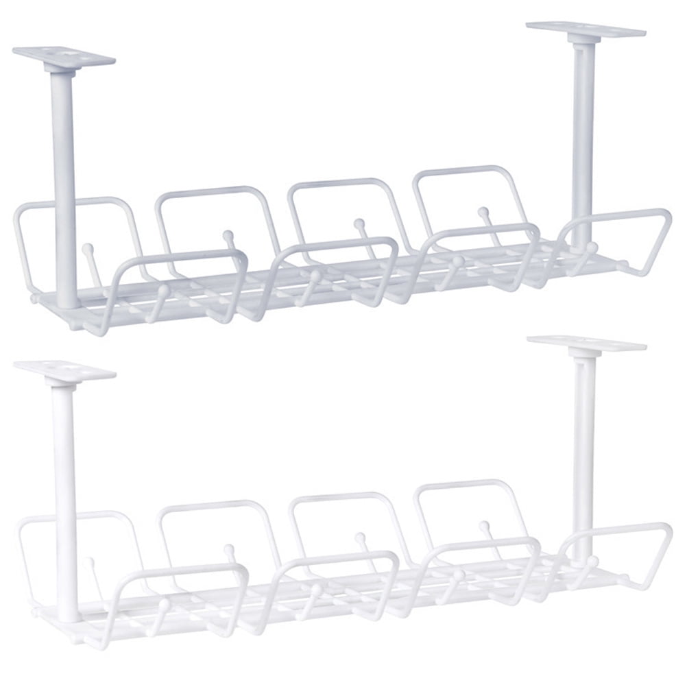 2 Pcs Register Bond Paper Cable Storage Rack Desk Cord Holder - Walmart.com