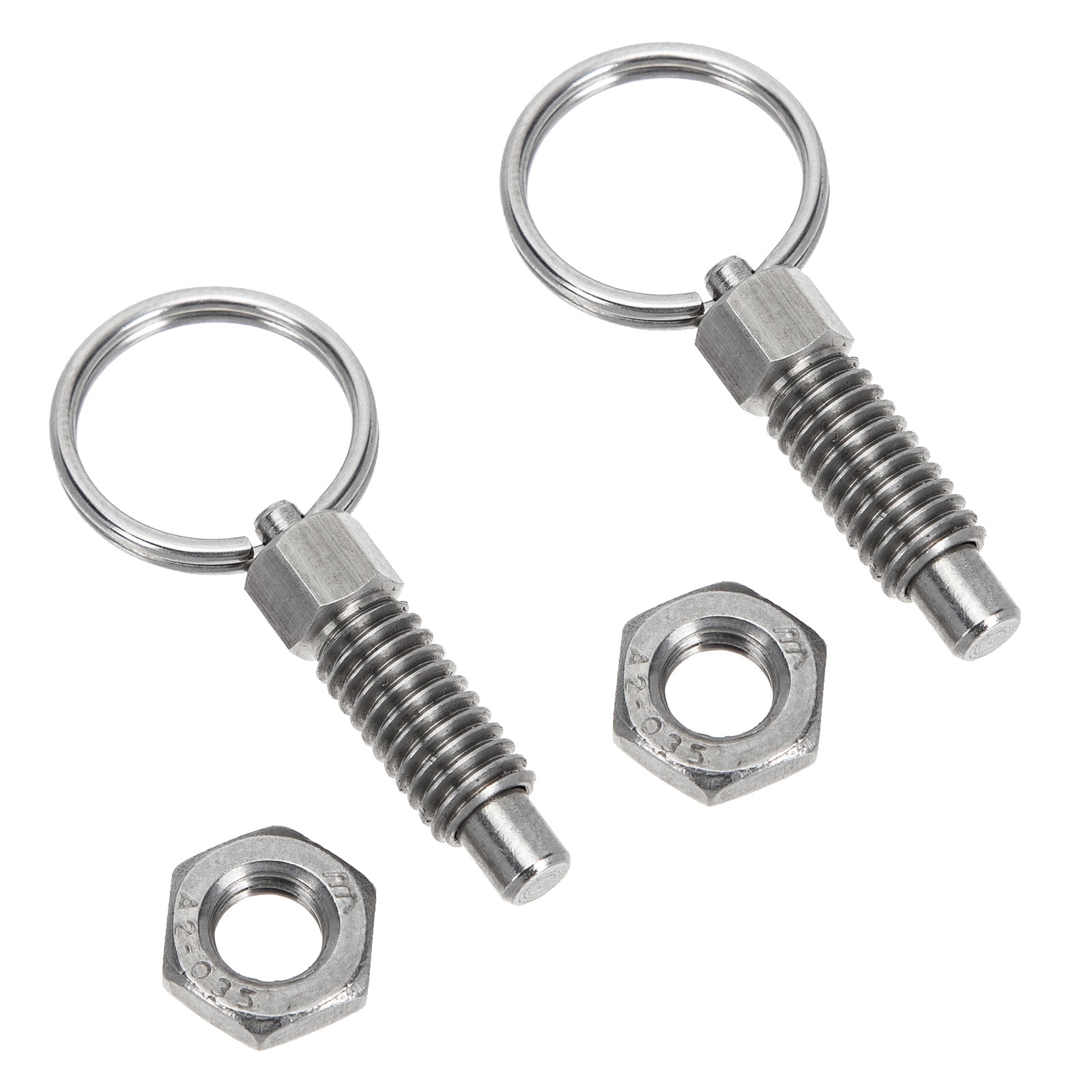 2 Pcs Release Hitch Pull Ring Indexing Plunger Spring - Walmart.com