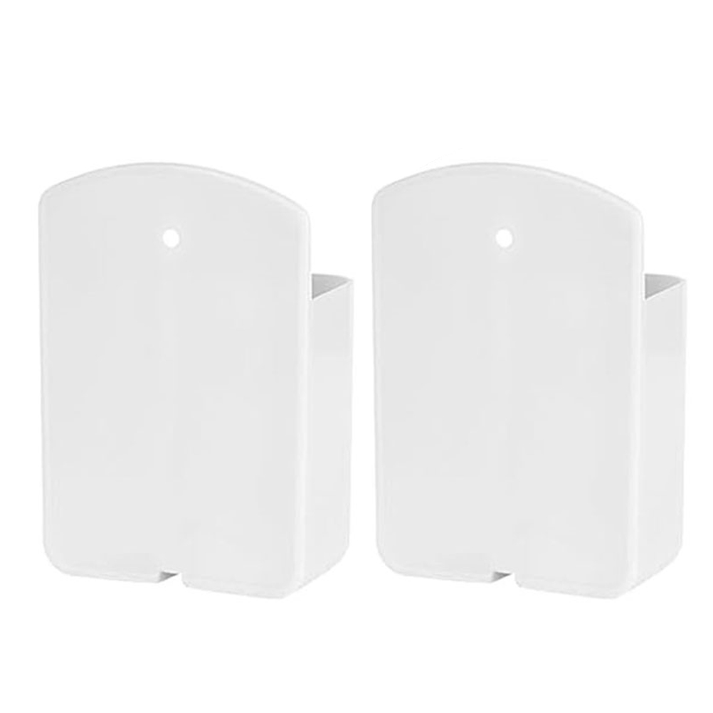Wall Mount Storage Box for Remote Controller Organizer in White Plastic ...