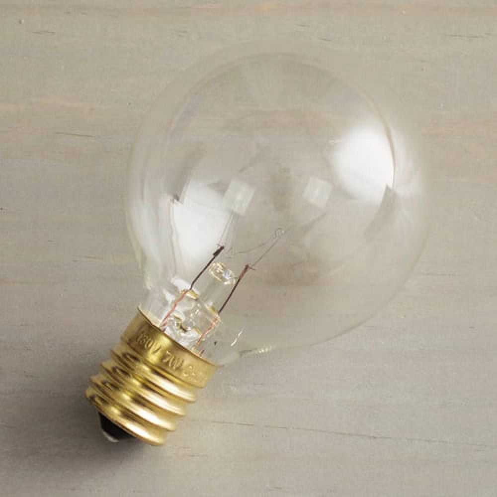 2 Pcs Replacement Bulbs Replacement Globe Light Bulb G50 7W/130V E17 ...