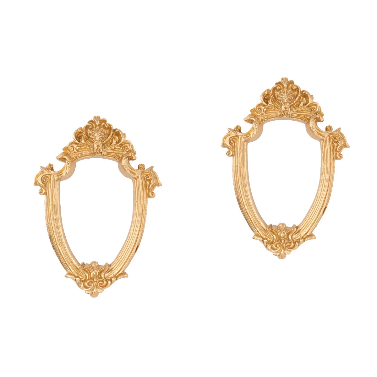 2 Pcs Resin Mini Photo Frame Gold Decor Painting Frames Gold Photo ...