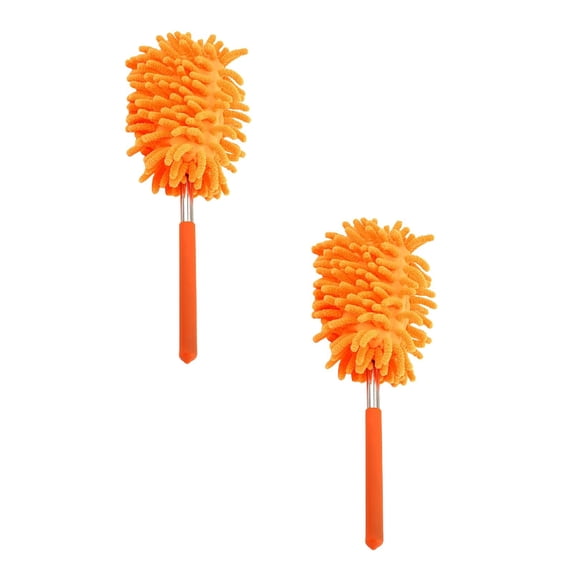 2 Pcs Retractable Long-Reach Washable Duster for Cleaning, Microfiber ...