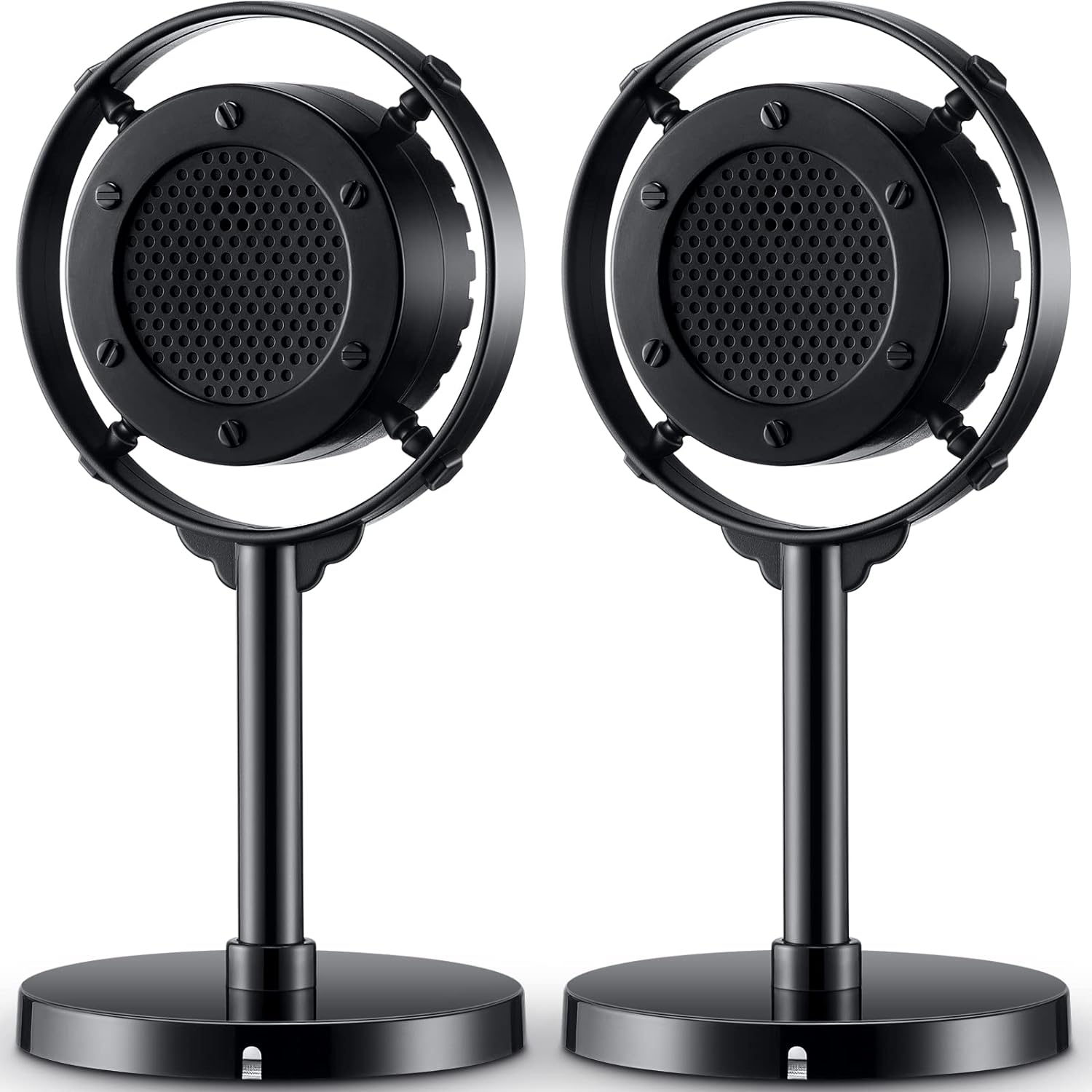 2 Pcs Retro Microphone Props - Vintage Plastic Microphone Decorations ...