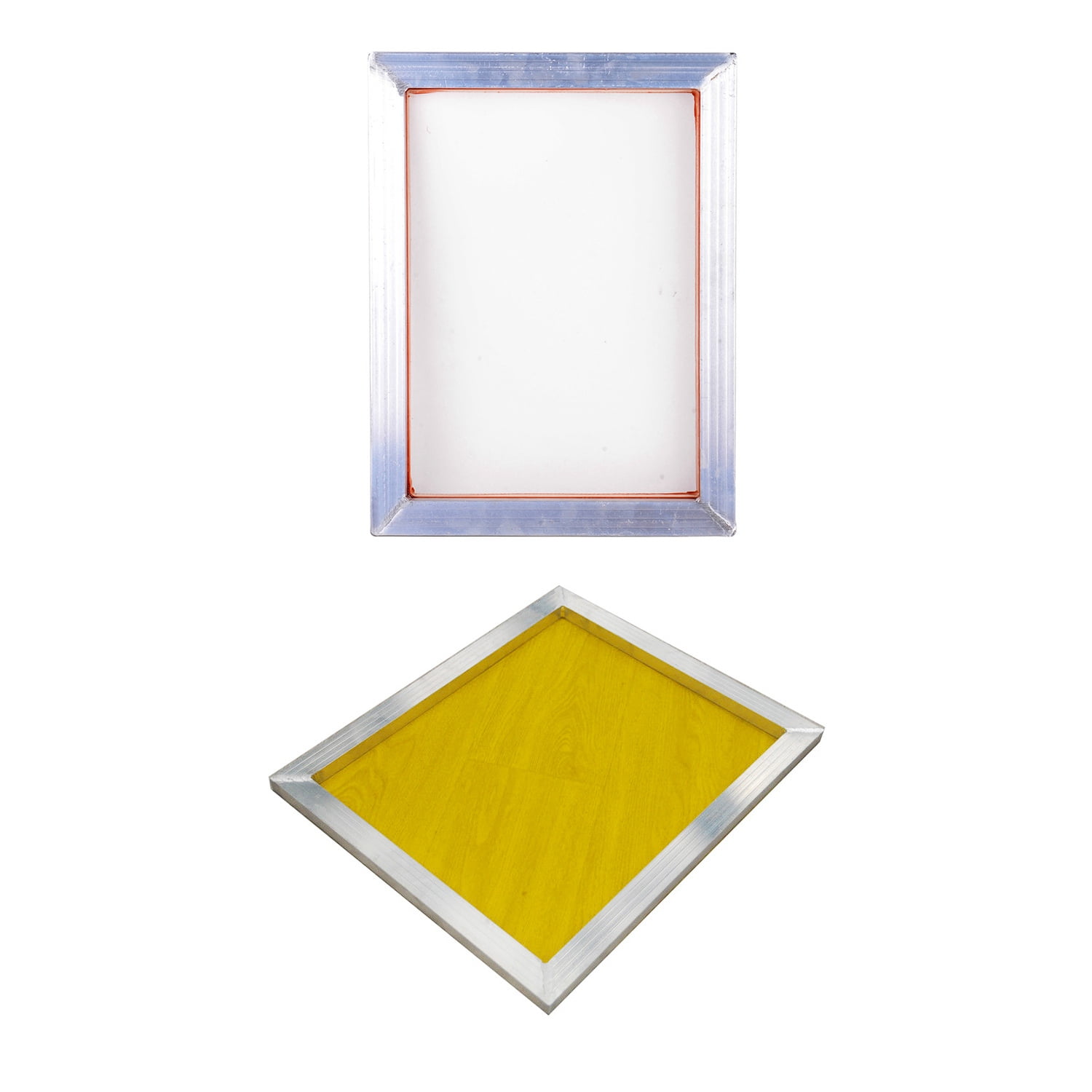 2 Pcs Reusable Aluminum Silk Screen Printing Frame with Mesh for Making ...