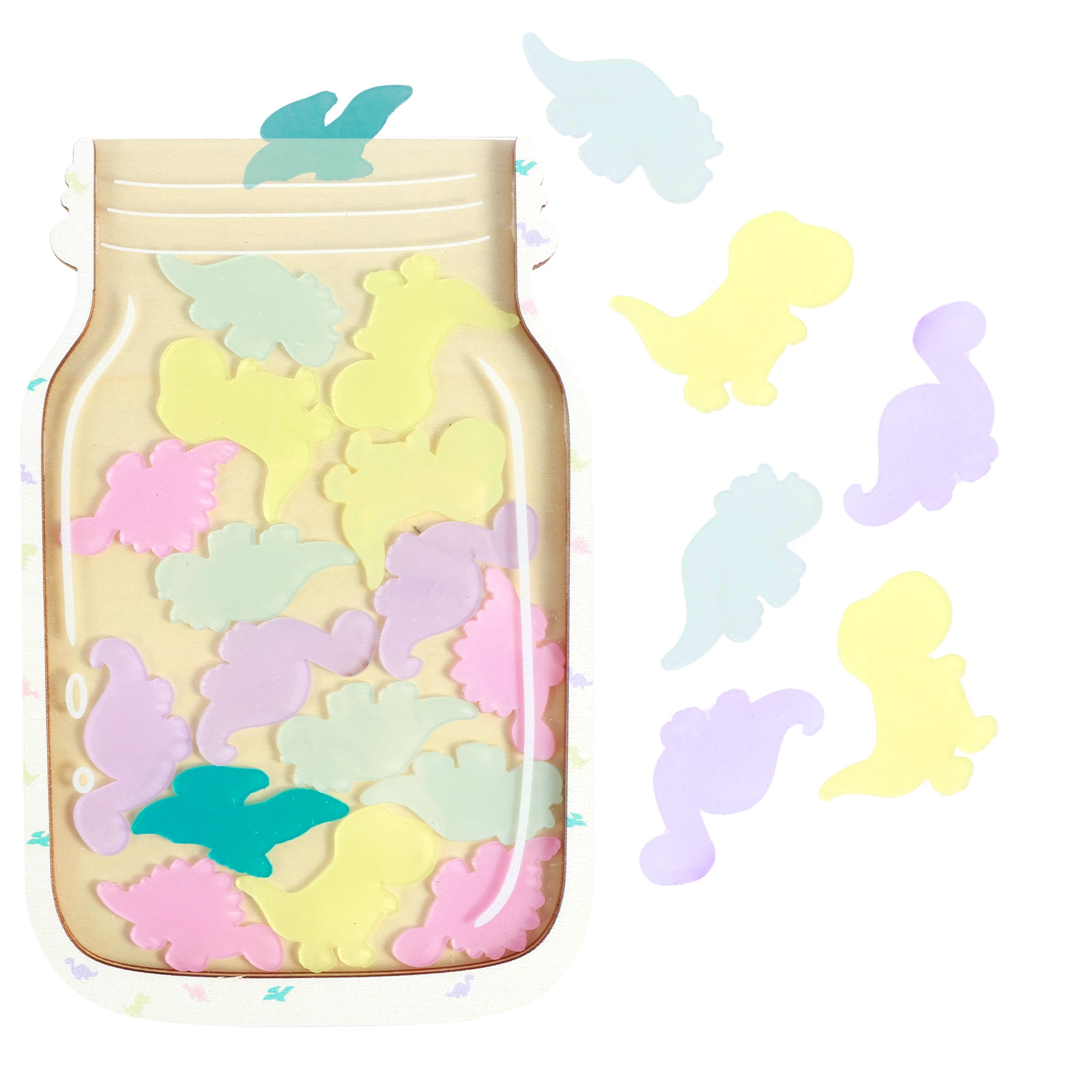 2 Pcs Reward Jars for Kids Wood Personalized Dinosaurs and Stars Jar ...