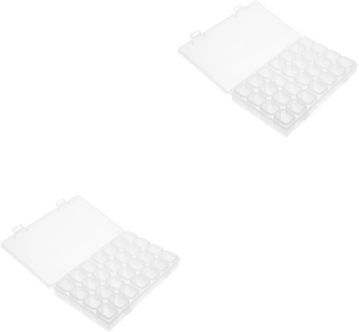 2 Pcs Rice Bead Storage Box Storage Bins Led Bike Wheel Lights Sample ...