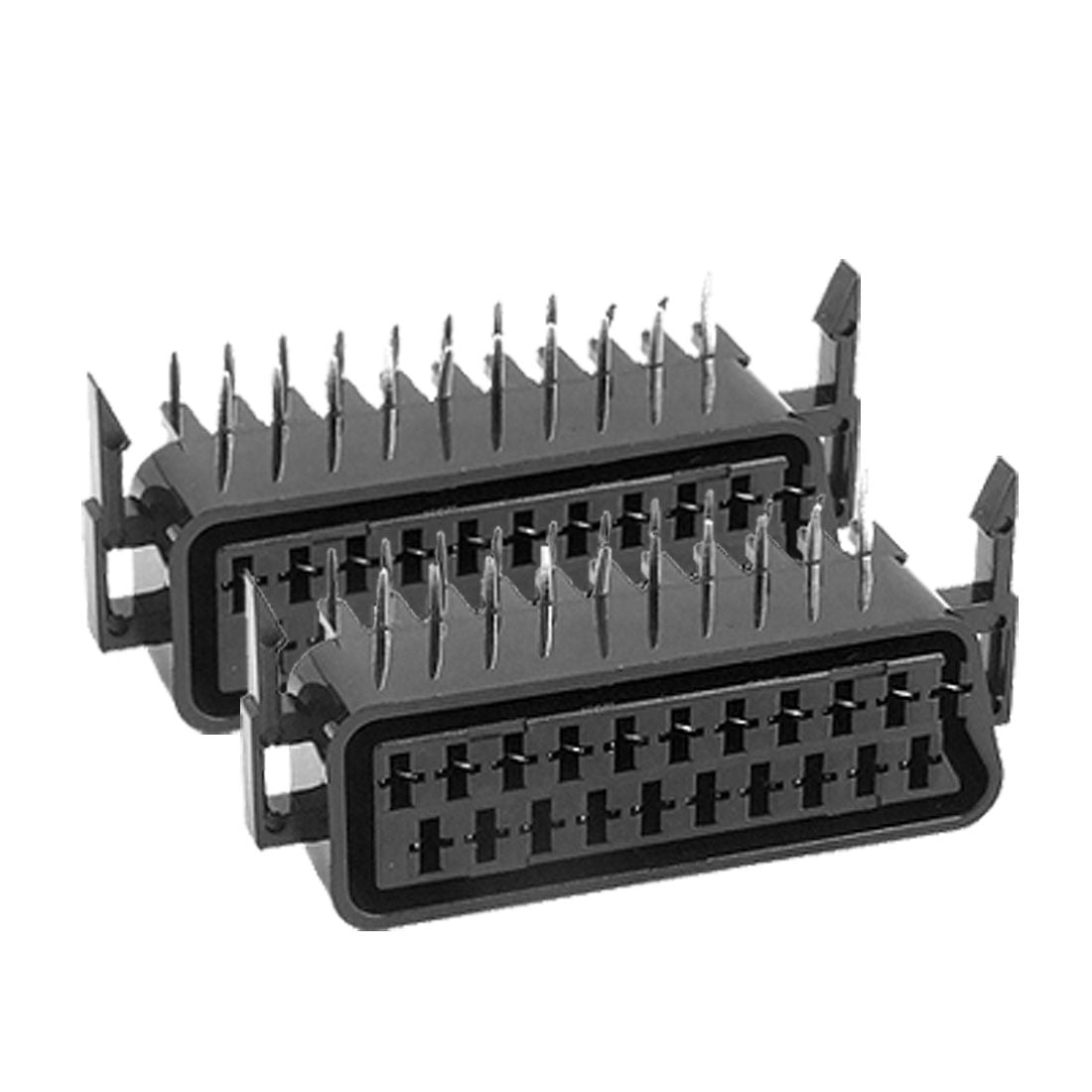 2 Pcs Right Angle Pin Double Row 21P Lug Scart Socket - Walmart.com