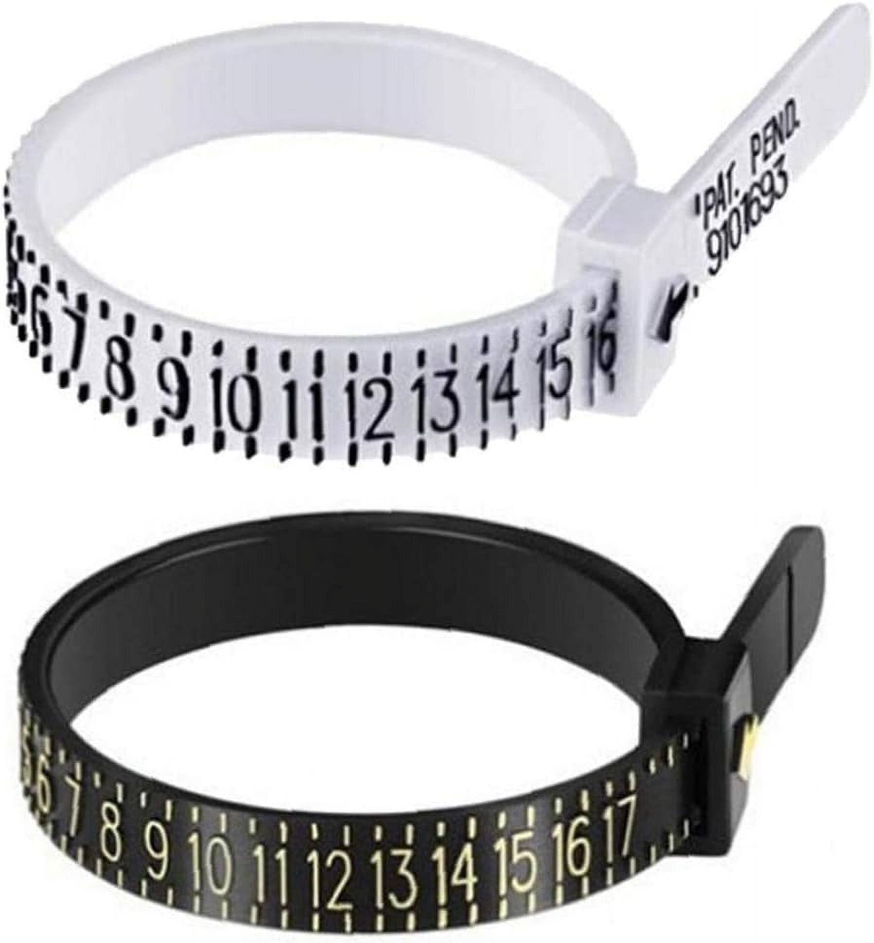2 Pcs Ring Sizer Measuring Guage, Ring Gauge Measuring Tool, Reusable ...