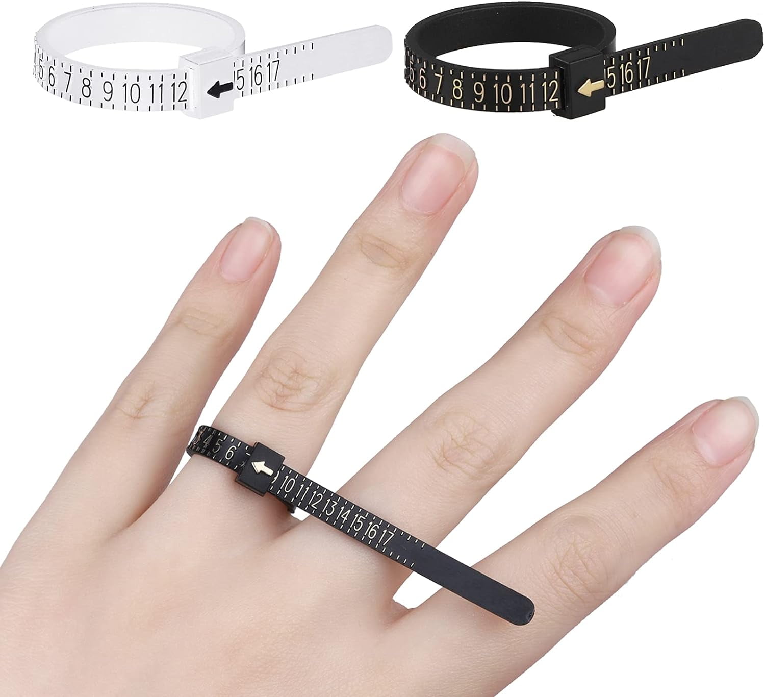 2 Pcs Ring Sizer Measuring Set,US Ring Sizer Jewelry Measuring Tool ...