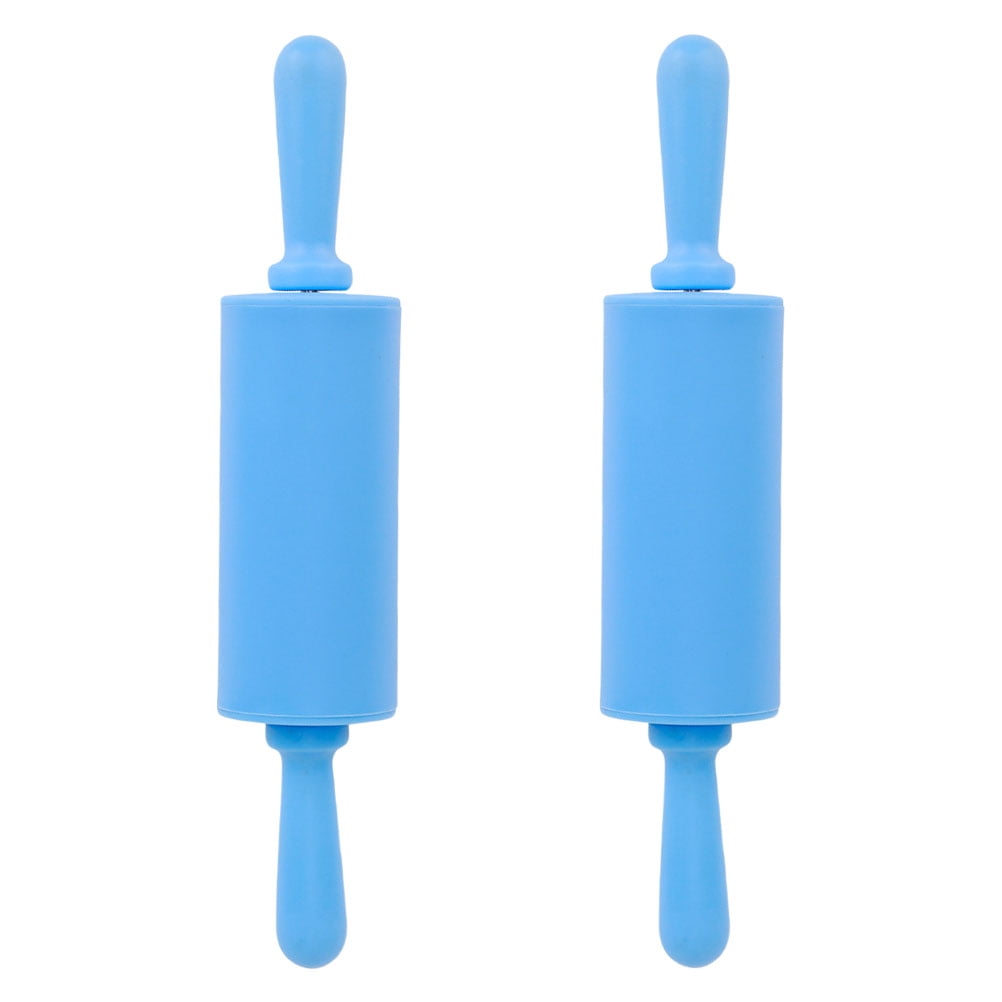 2 Pcs Rolling Pin Wood Tools Mini Dough Roller DIY Supplies Cookie ...