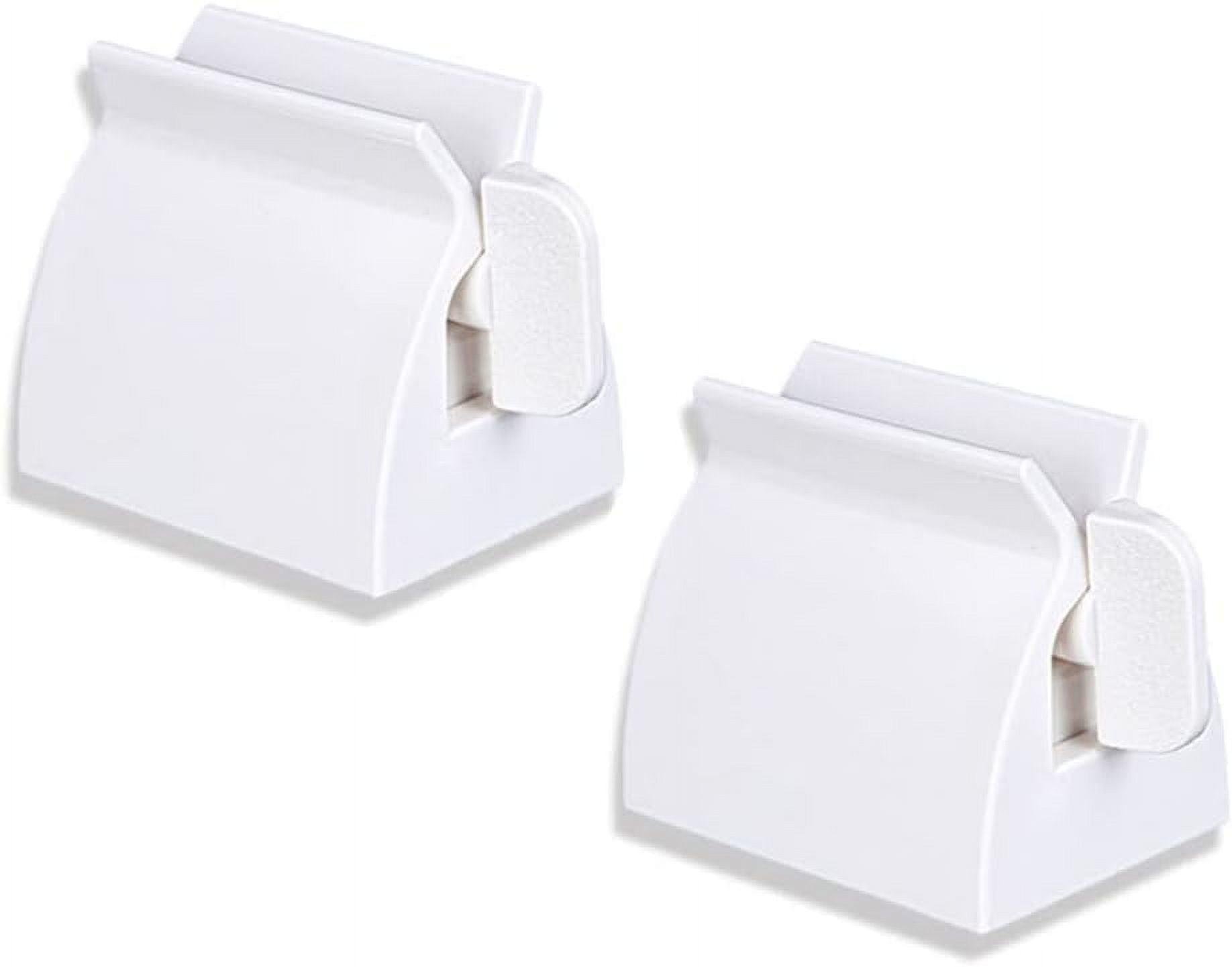 2 Pcs Rolling Tube Toothpaste Squeezer, ABS Toothpaste Seat Holder ...