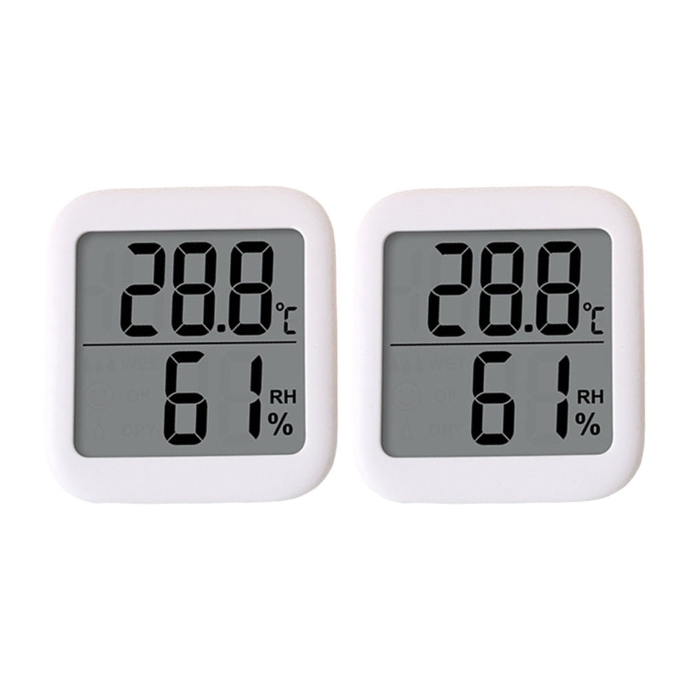 2pcs Digital Display Electronic Thermometer for Baby Room Indoor ...