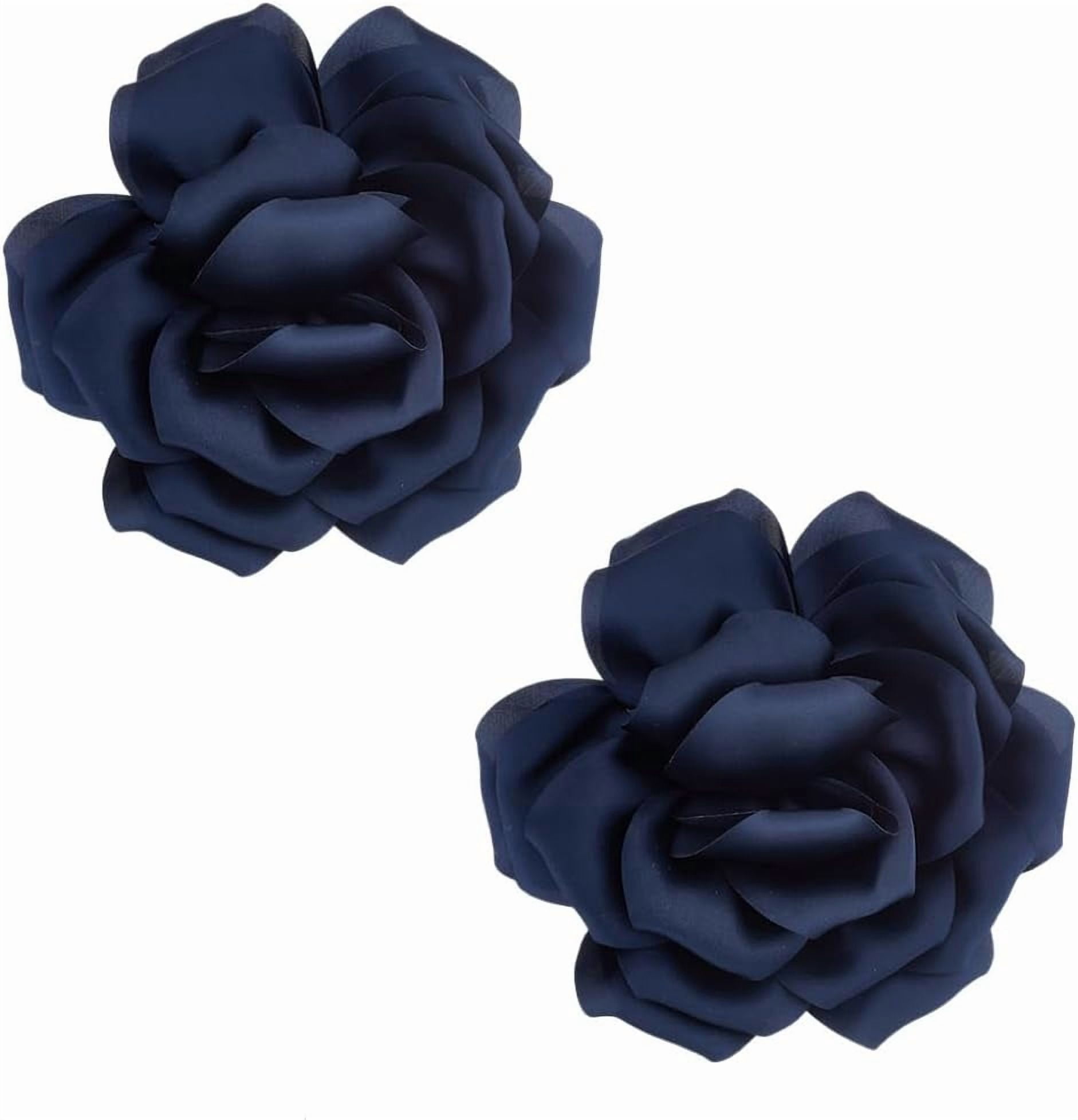 2 Pcs Rose Flower Brooches 6 Inch(15.3cm) Extra Large Rose Brooches ...