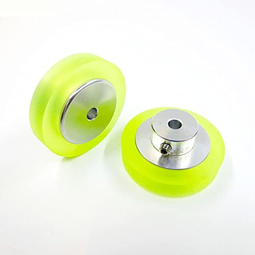 2 Pcs Rubber Coated Synchronizer Encoder Wheel, Meter Counting Wheel ...