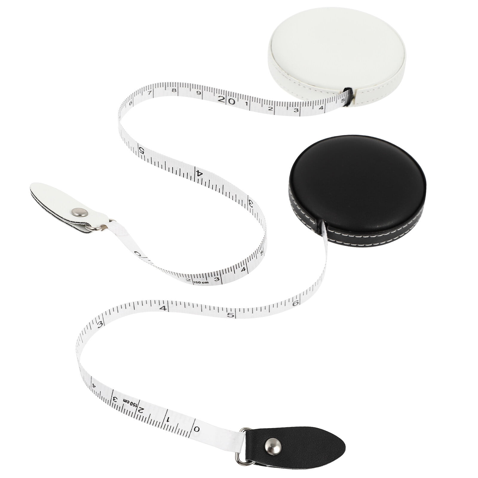 2 Pcs Ruler Tape Leather Tape Measure Pcs Measuring Tape 5.5X1cm ...