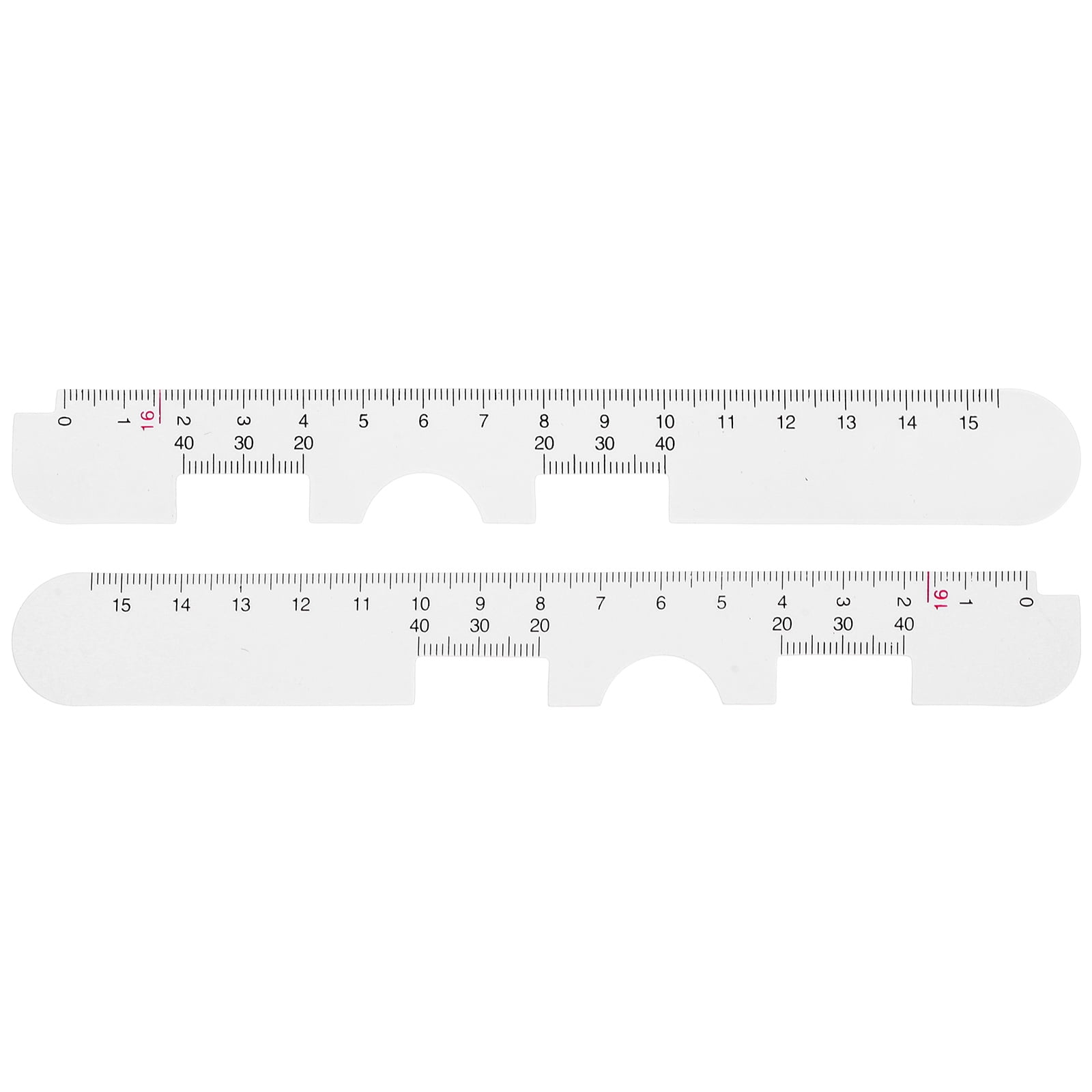 2 Pcs Ruler for Eyeglasses Measuring Pupil Distance - Walmart.com