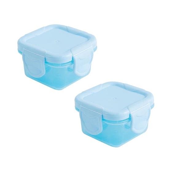 2 Pcs Salad Dressing Container Mini Food Storage Containers Leakproof ...
