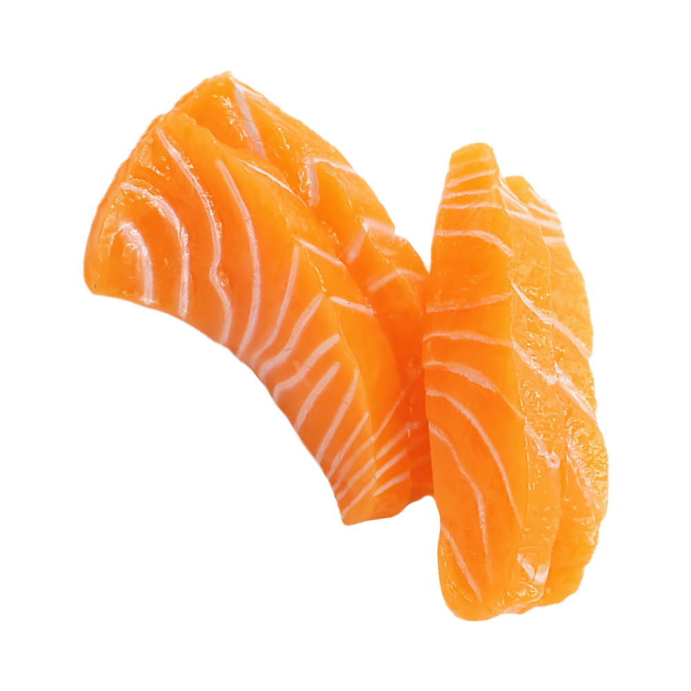 2 Pcs Salmon Fillet Model Prop Dis Food Models Child Orange - Walmart.com