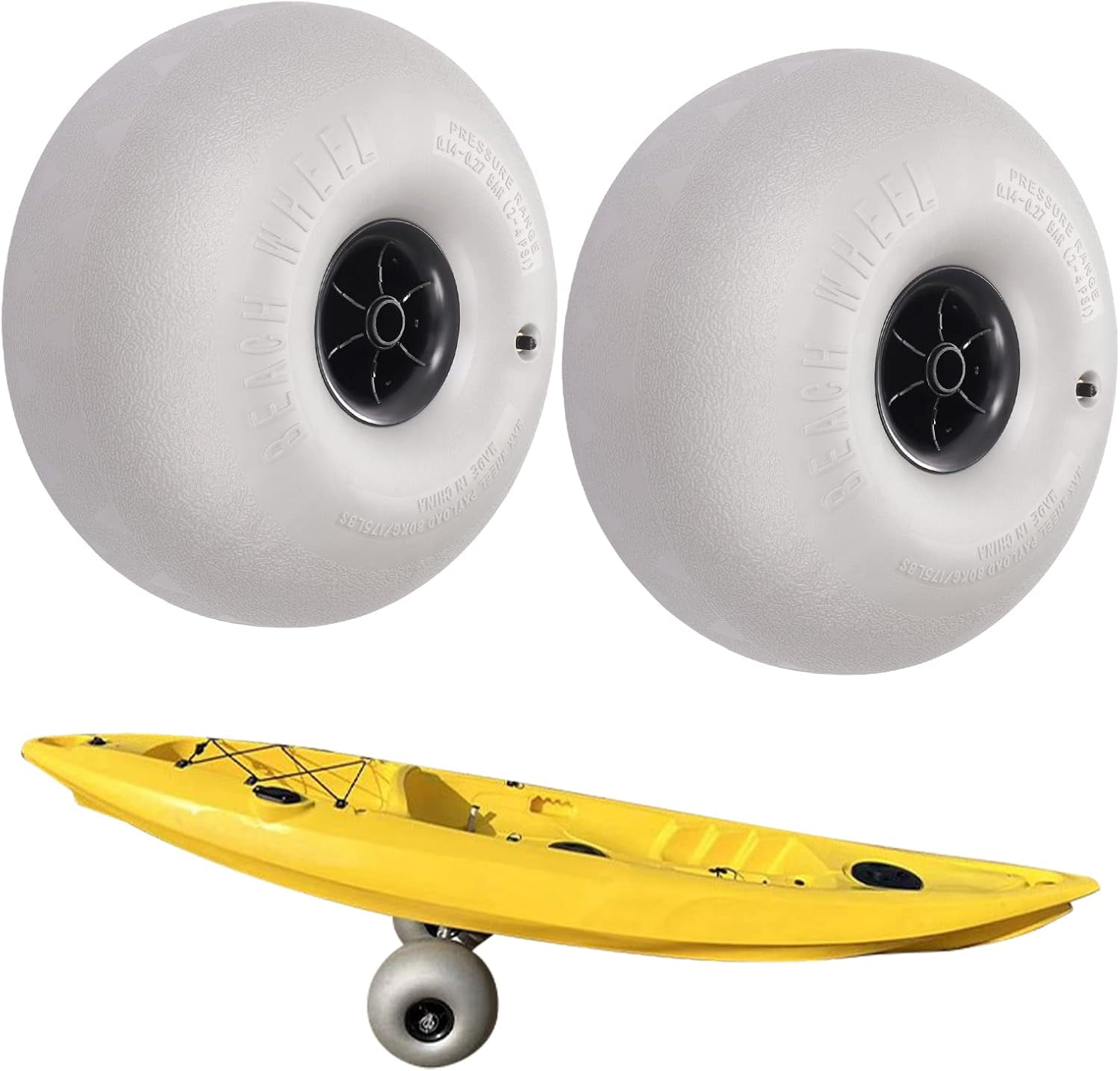2 Pcs Sand Tires Beach Tires 16 Inch Replacement Balloon Wheels for ...