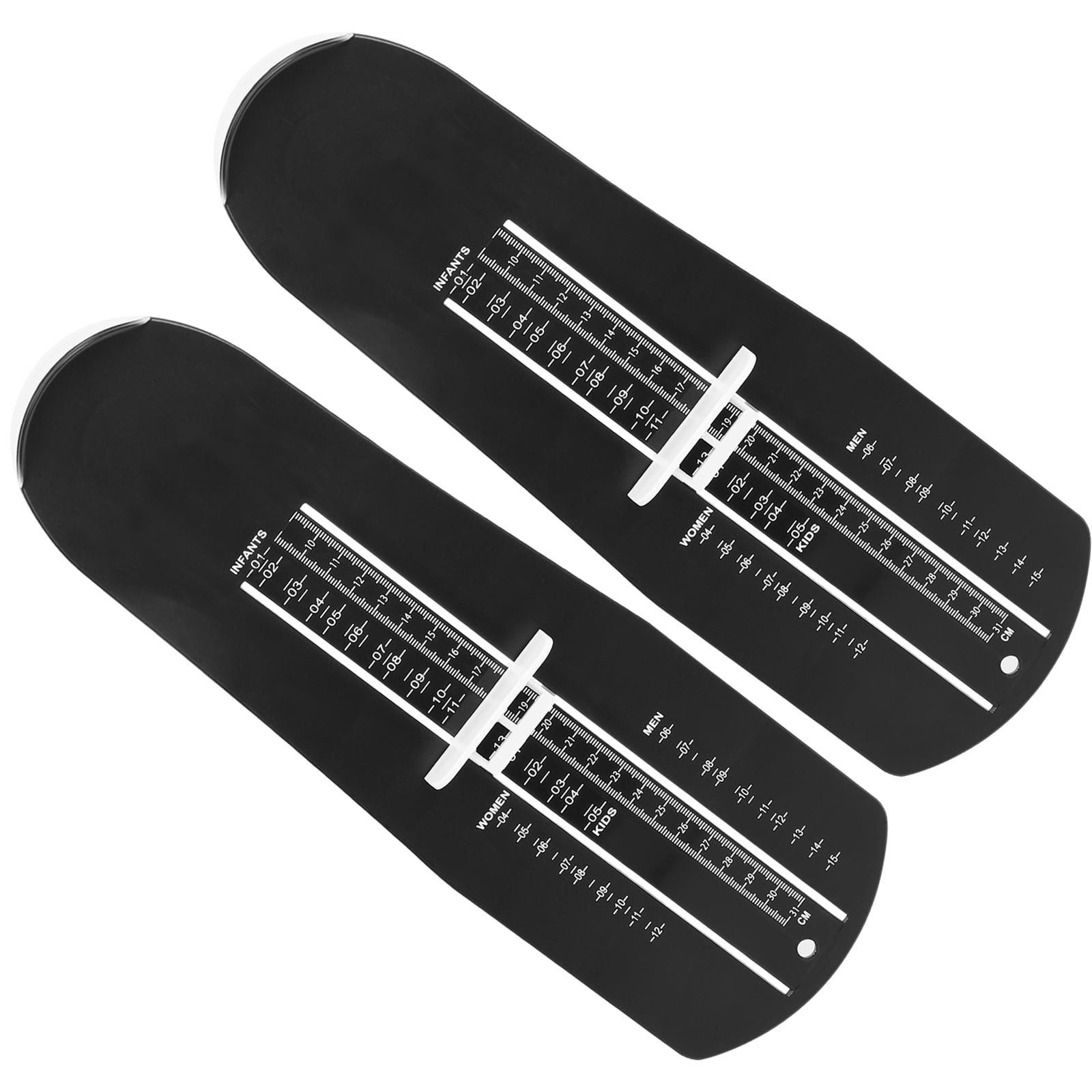 2 Pcs Scaffold Boards 6ft Measurement Ruler Size Toddler Girl Shoes ...