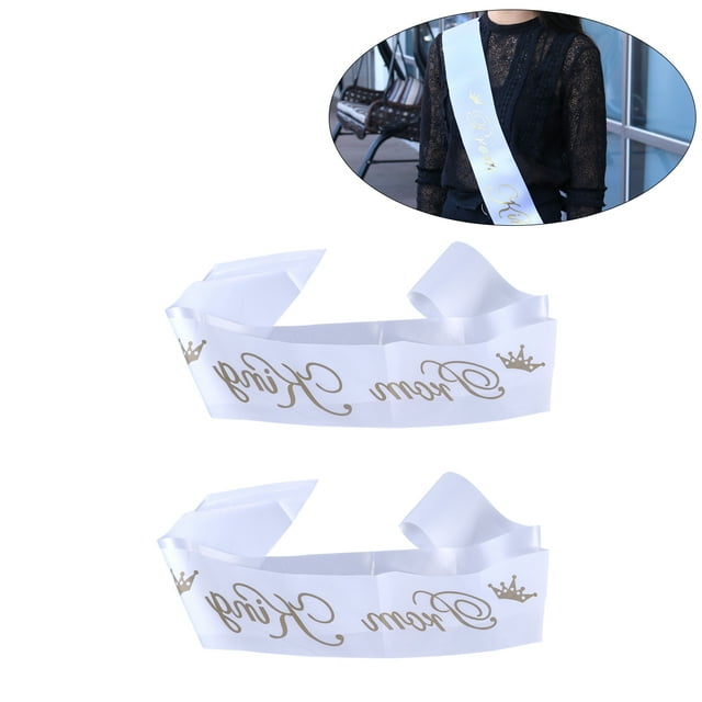 2 Pcs School Party Sash Graduation Party Sashes Prom Coronation Sashes ...