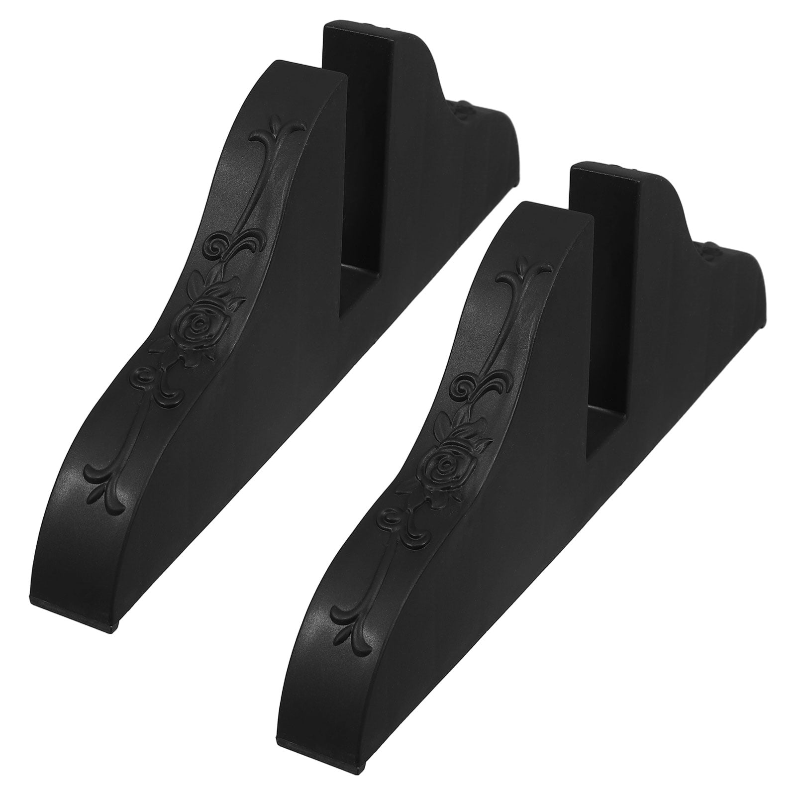 2 Pcs Screen Partition Bracket Divider Panel Room Base Black - Walmart.com