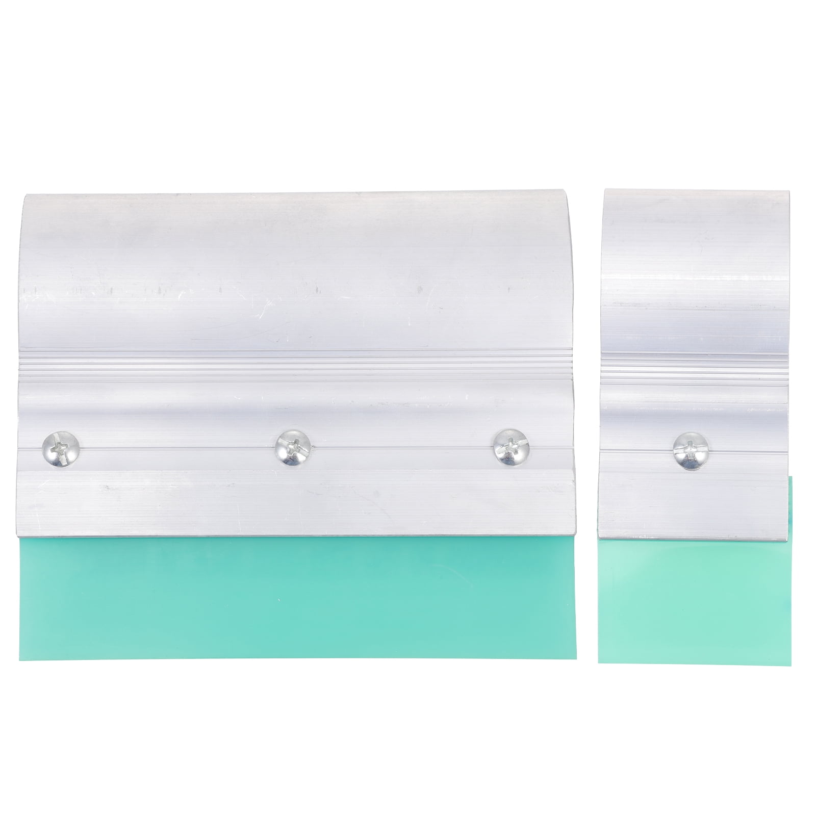 2 Pcs Screen Printing Scraper Aluminum Rubber Ink Scrapers Side Mirror ...