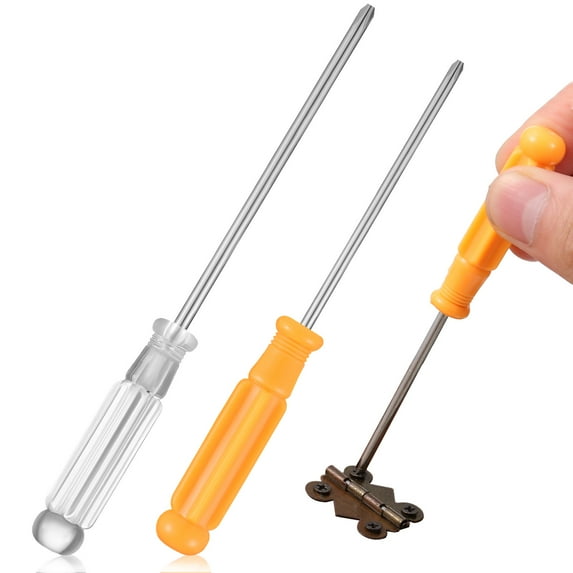 2-Pcs Screwdriver Se, with Long Blade Slotted and Phillips Screwdrivers ...