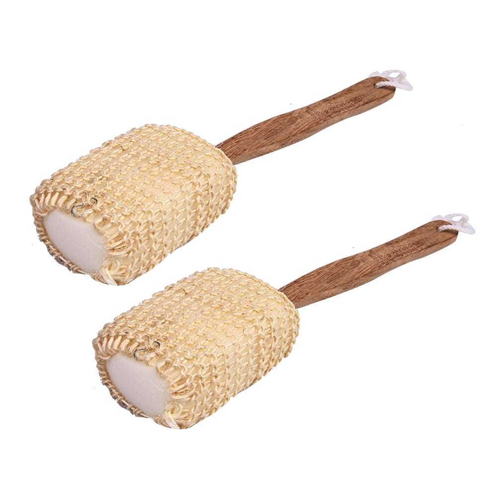 2 Pcs Scrubber Bath Sponges Exfoliating Shower Brushes Lotion ...