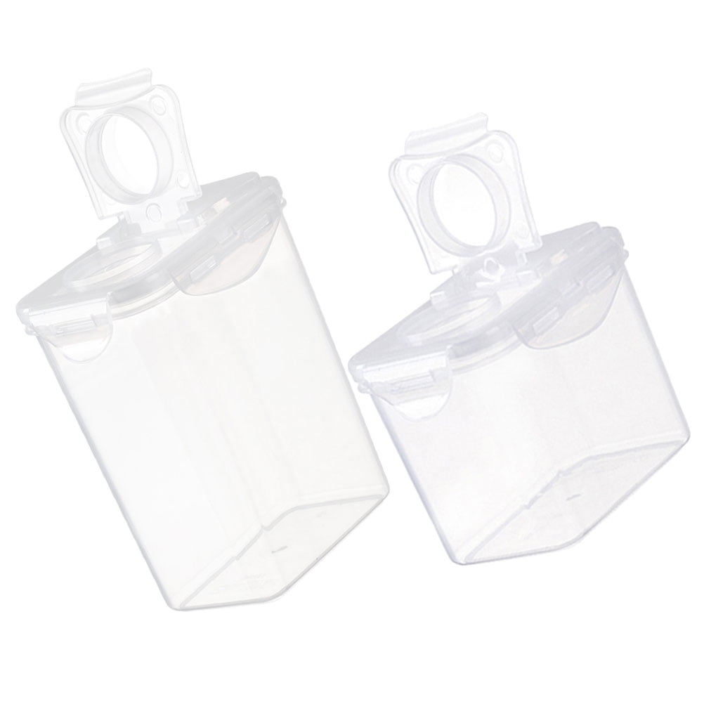 2 Pcs Sealed Transparent Tank Kitchen Organization Containers Airtight ...