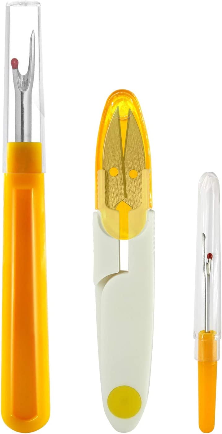 2 Pcs Seam Ripper and Thread Remover Kit, Sharp Sewing Seam Thread ...