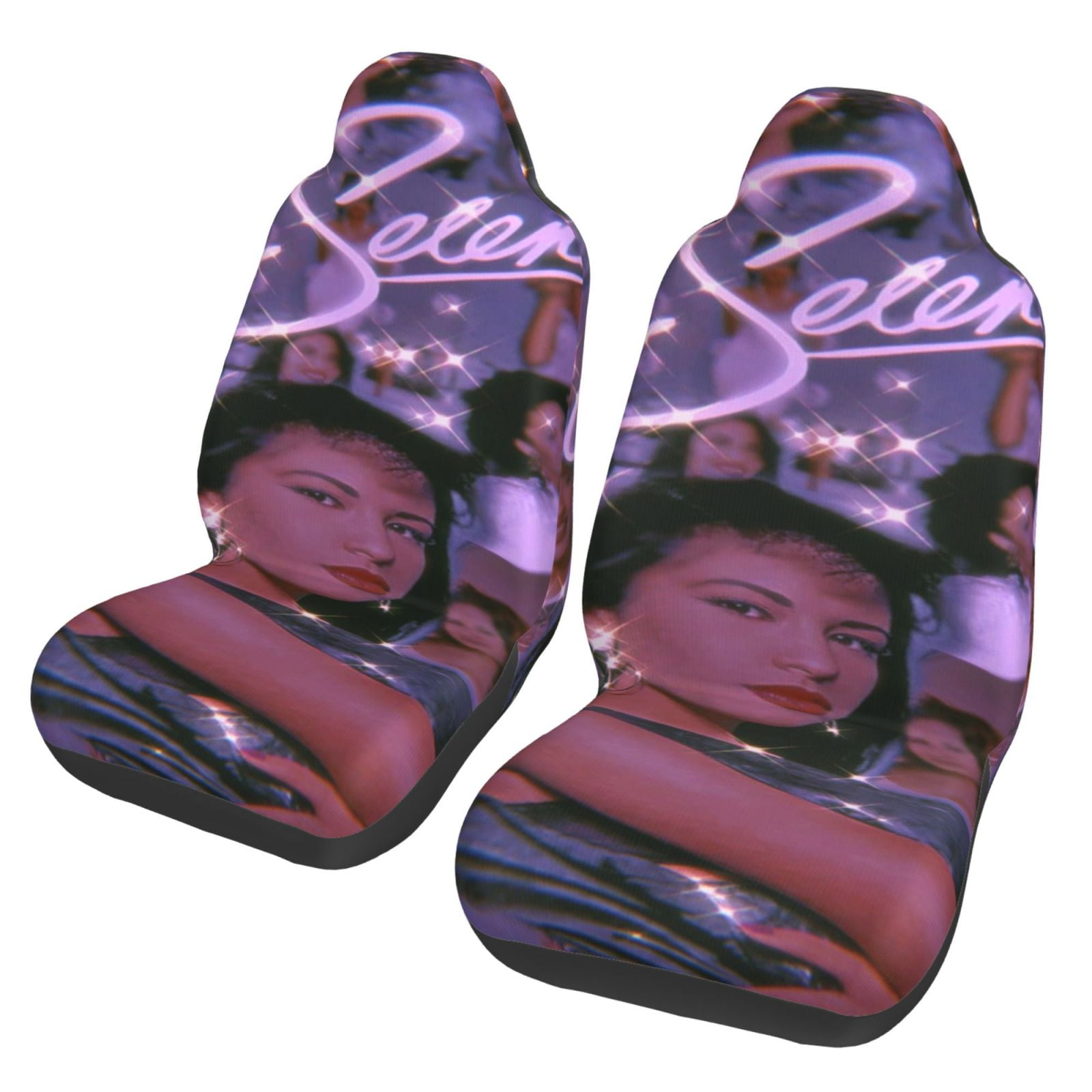 2 Pcs Selena Quintanilla Cute Car Seat Covers Vehicle Seat Protector ...
