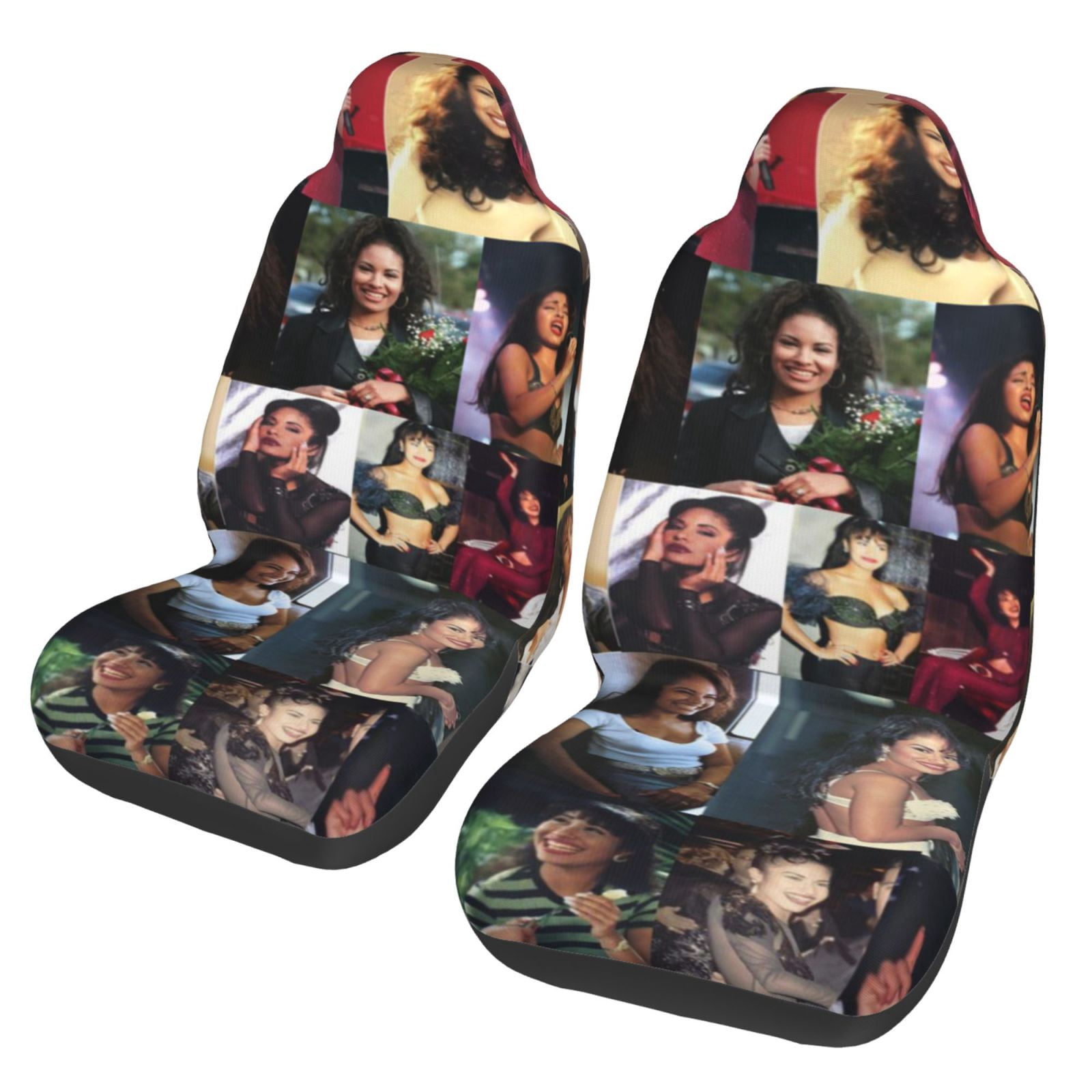 2 Pcs Selena Quintanilla Cute Car Seat Covers Vehicle Seat Protector ...