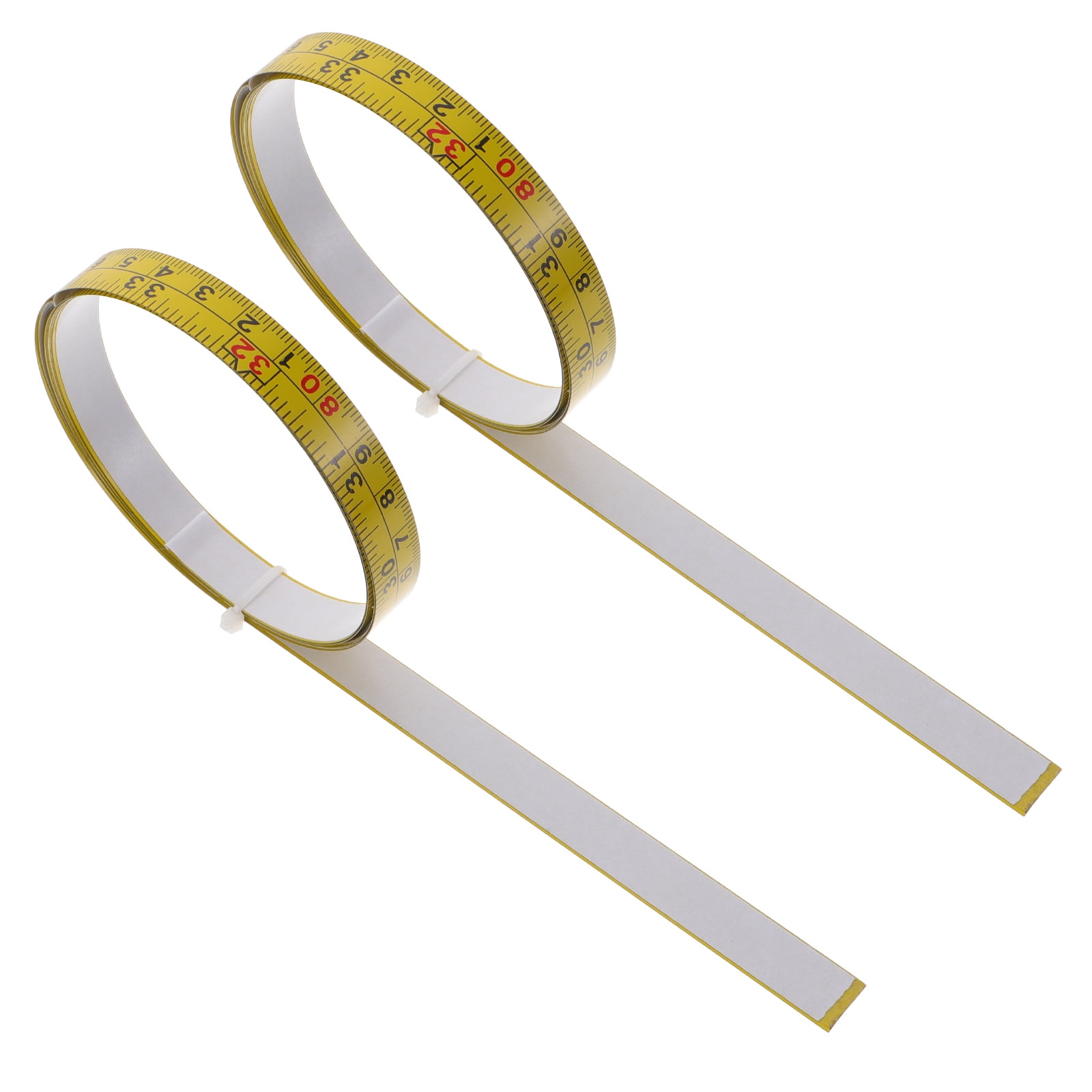 2 Pcs Self-adhesive Ruler Sticky Measuring Workbench Digital Tape ...