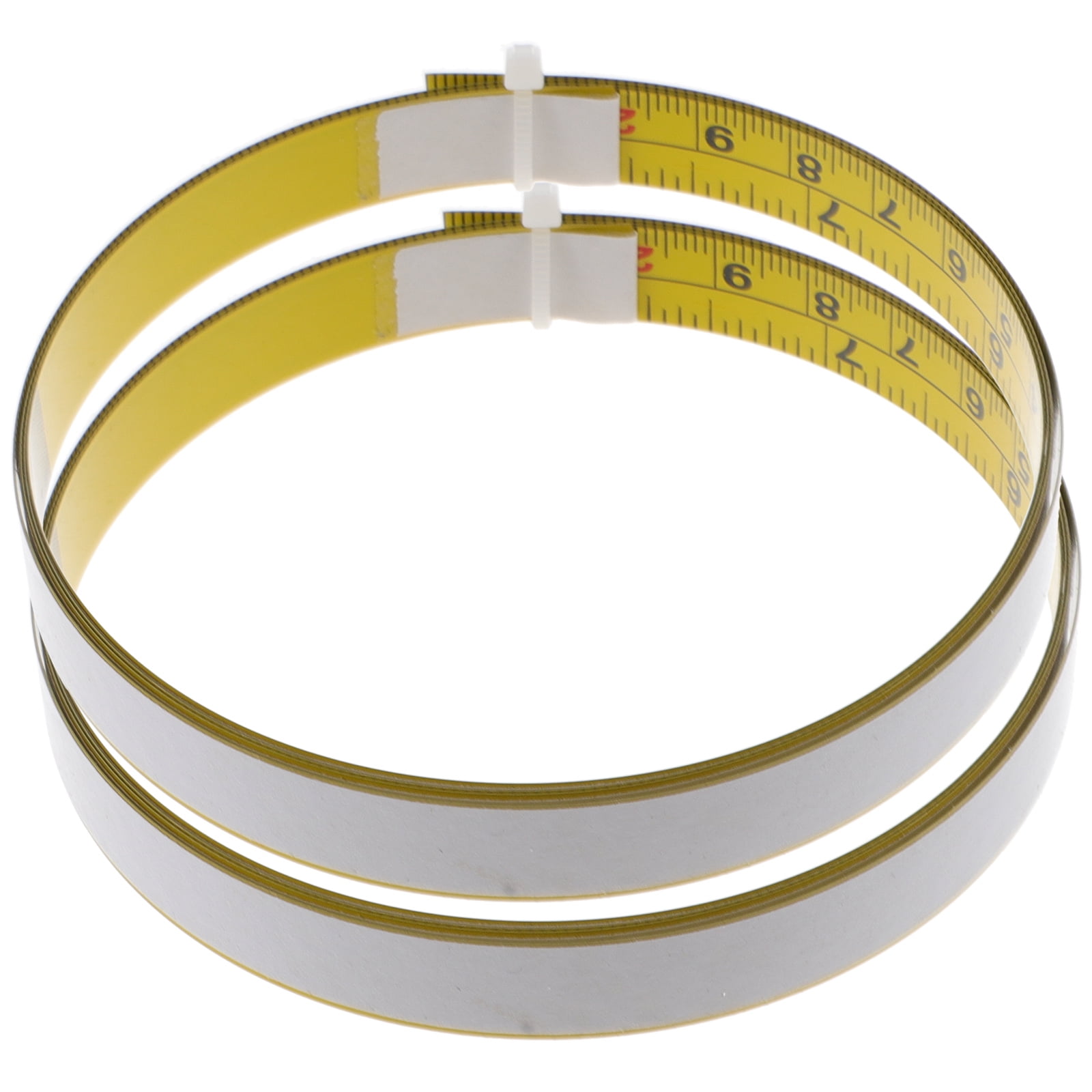 2 Pcs Self-adhesive Ruler Tape Workbench Digital Measure Measurement ...