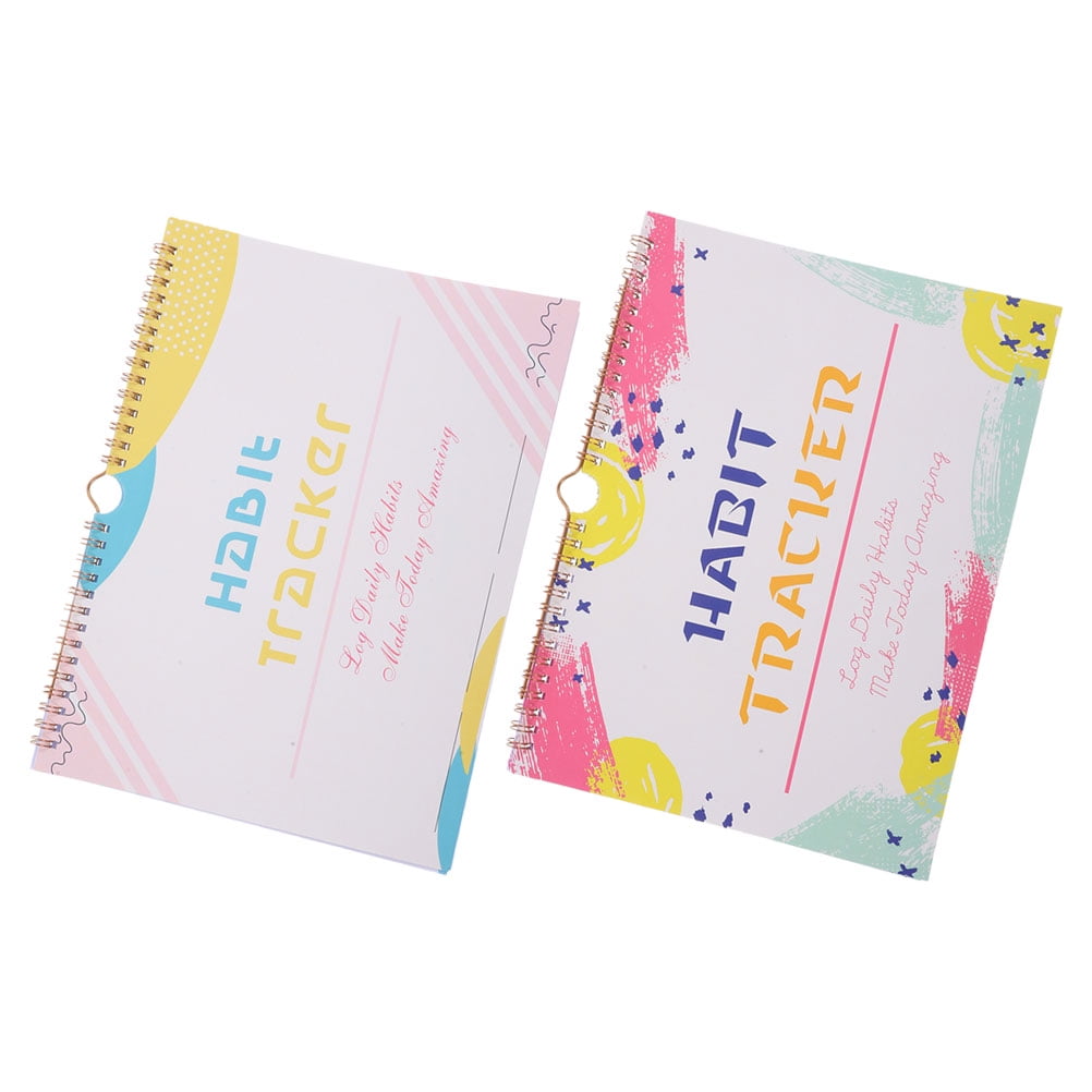 2 Pcs Self-discipline Check-in Schedule Weekly Habit Tracker Habit ...