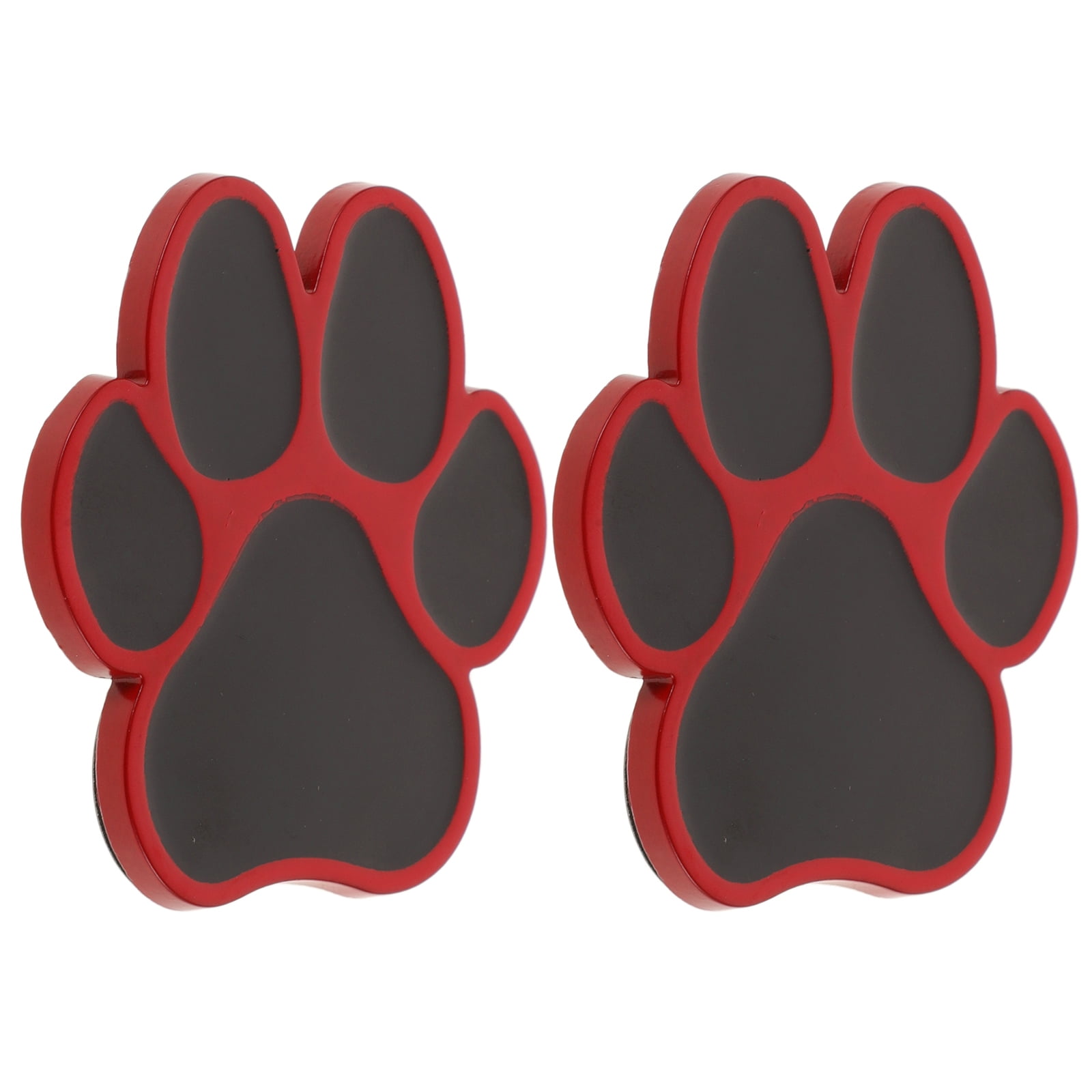 2 Pcs Semicircular Push Plate Automobiles Decals Scratch Stickers ...