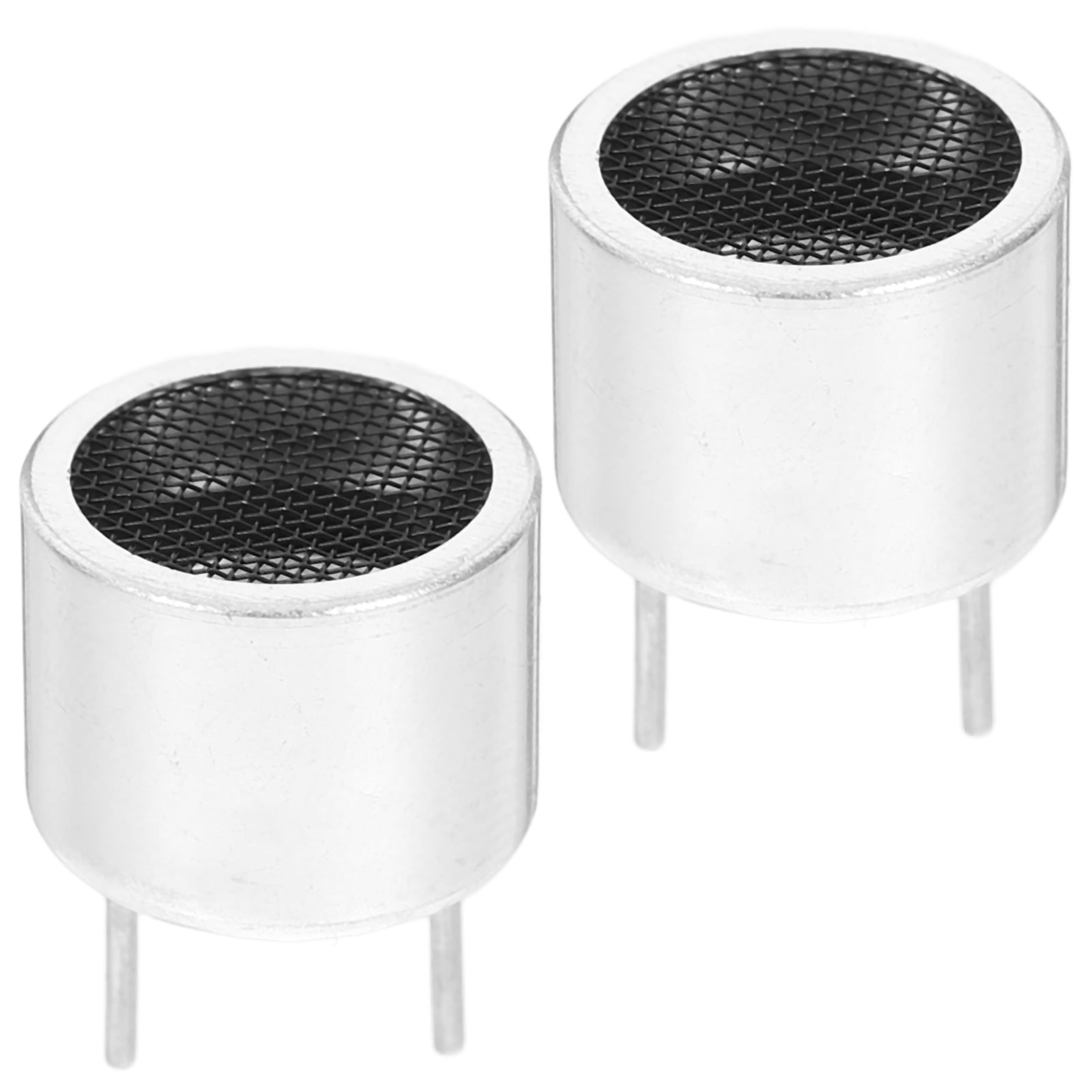 2 Pcs Sensor Probe Ultrasonic Probes Small Sensors Tinplate Silver ...