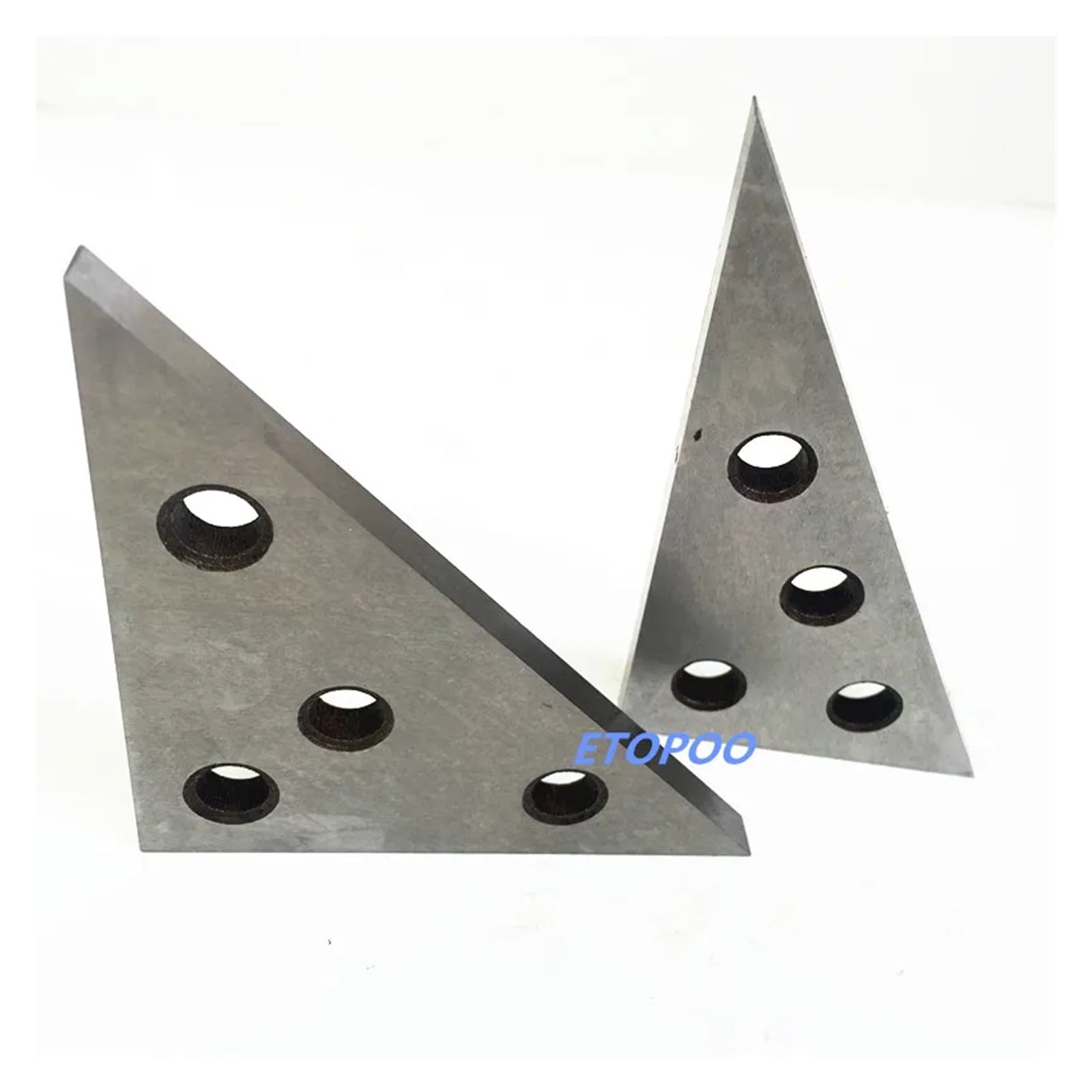 2 Pcs/Set Solid Angle Plates Angle Block Set 30-60-90 & 45-45-90 ...