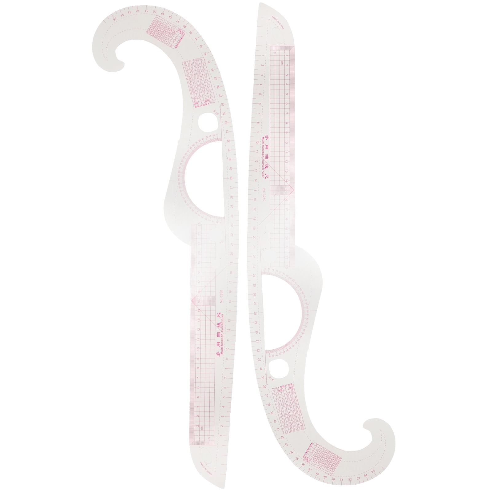 ONAPARTER 2 Pcs Sewing Tool Ruler Quilting Rulers Clothing Sample ...