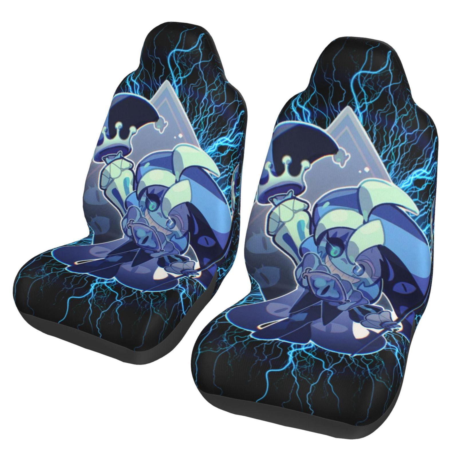 2 Pcs Shadow Milk Cookie Car Seat Covers Cartoon Car Interior Seat ...