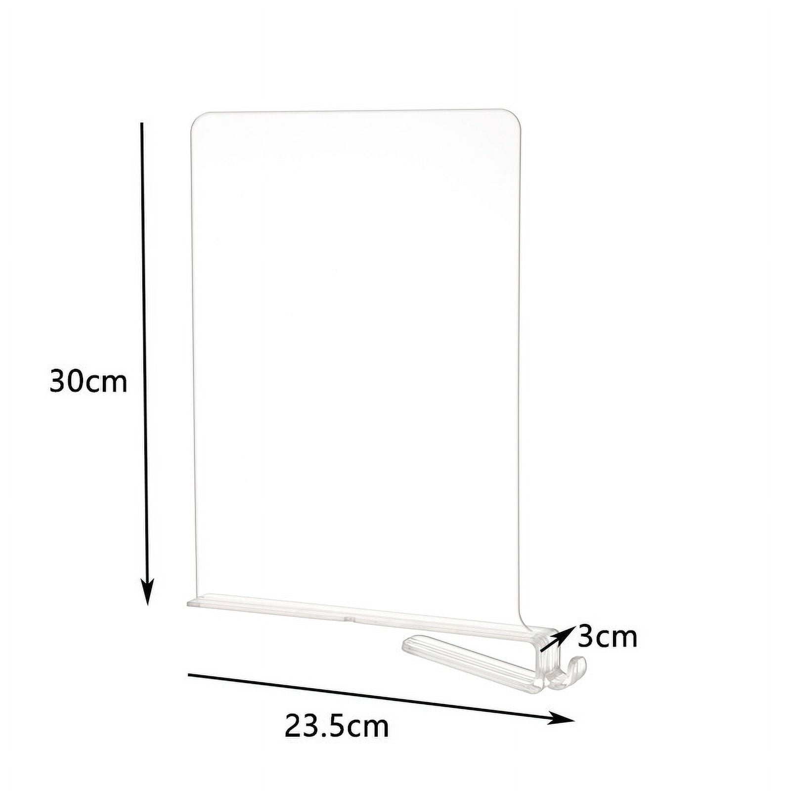 2 Pcs Shelf Dividers Book Shelf Divider Cabinet Divider Closet Divider ...