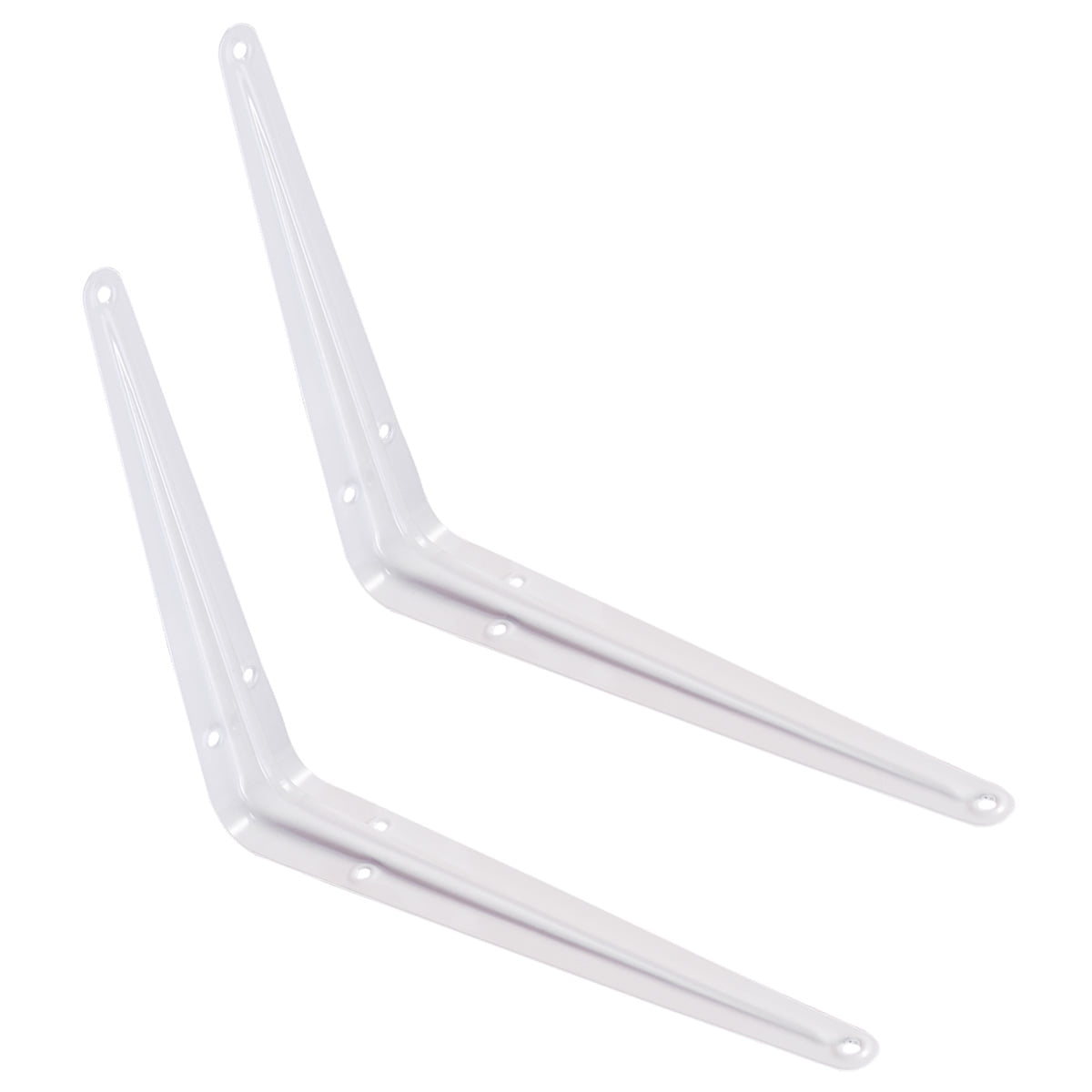 2 Pcs Shelf Metal Bracket Garden Brackets External Wall - Walmart.com