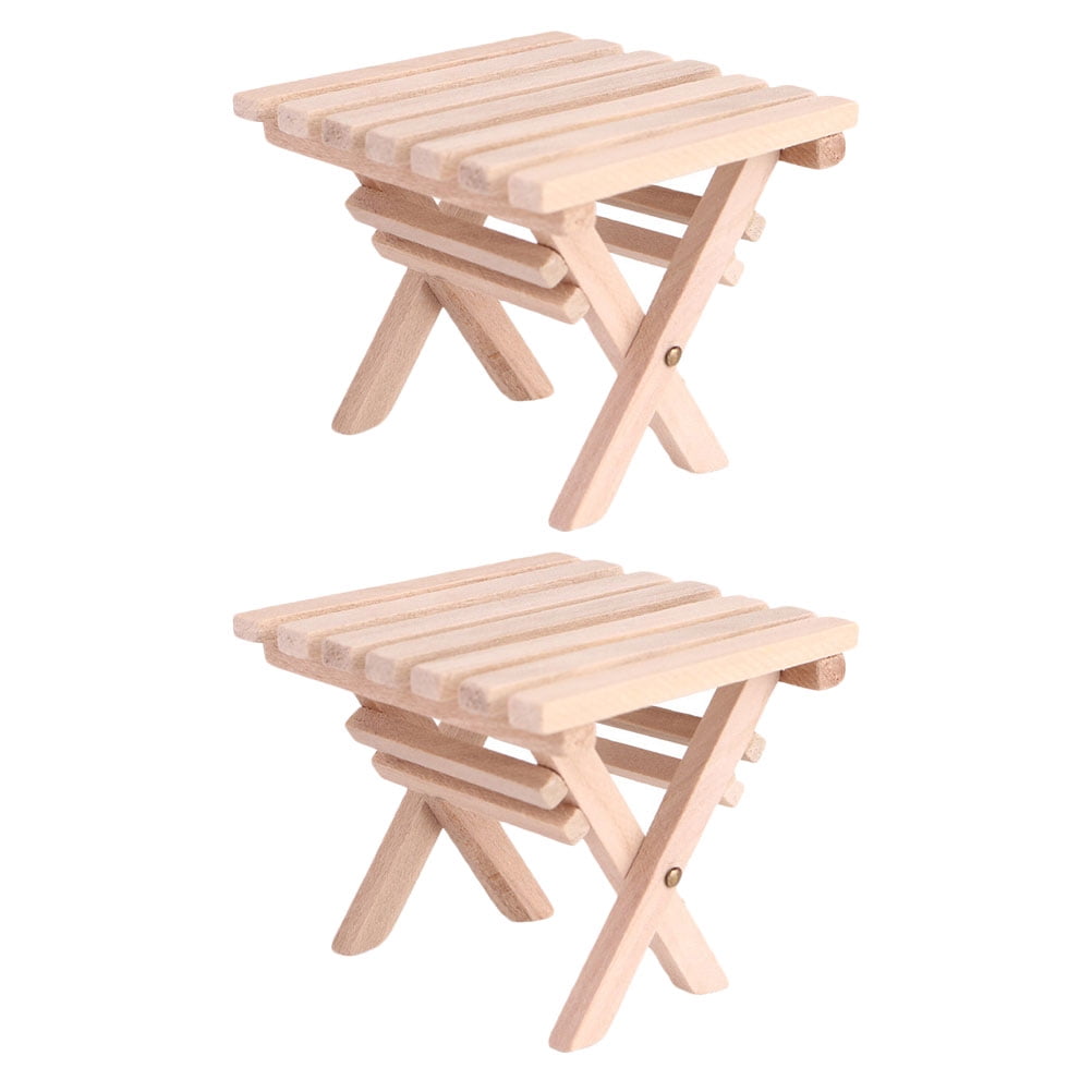 2 Pcs Shiwan Folding Table Mini Outdoor Flooring Foldable Chairs Child ...