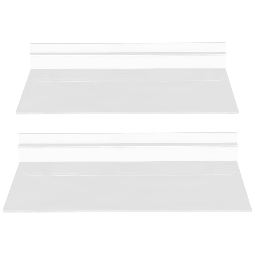 2 Pcs Shoe Racks Display Stand Shoes Sneaker Shelves Shelf Transparent ...