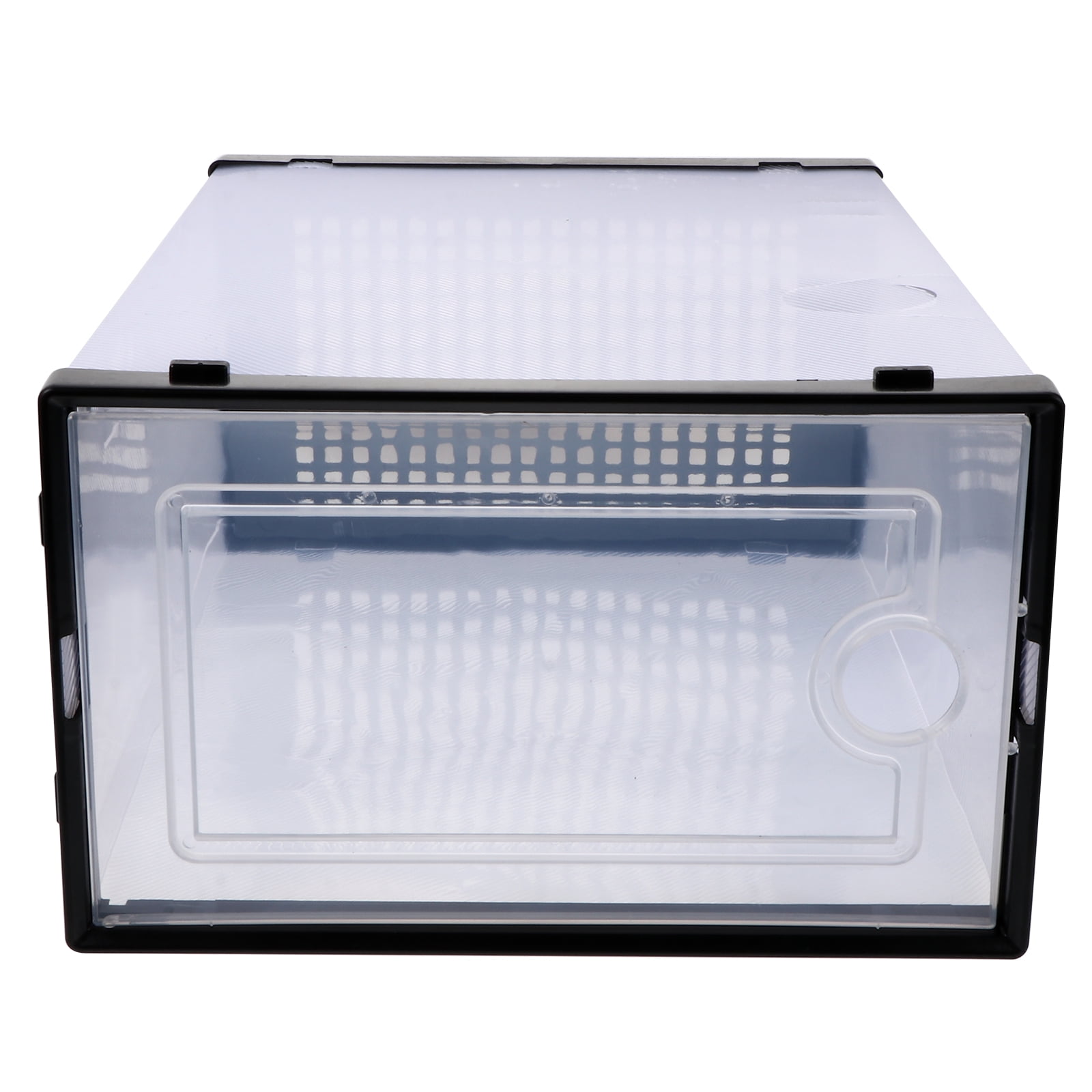 2 Pcs Shoe Storage Bins Cardboard Box Organizer Safe Container ...