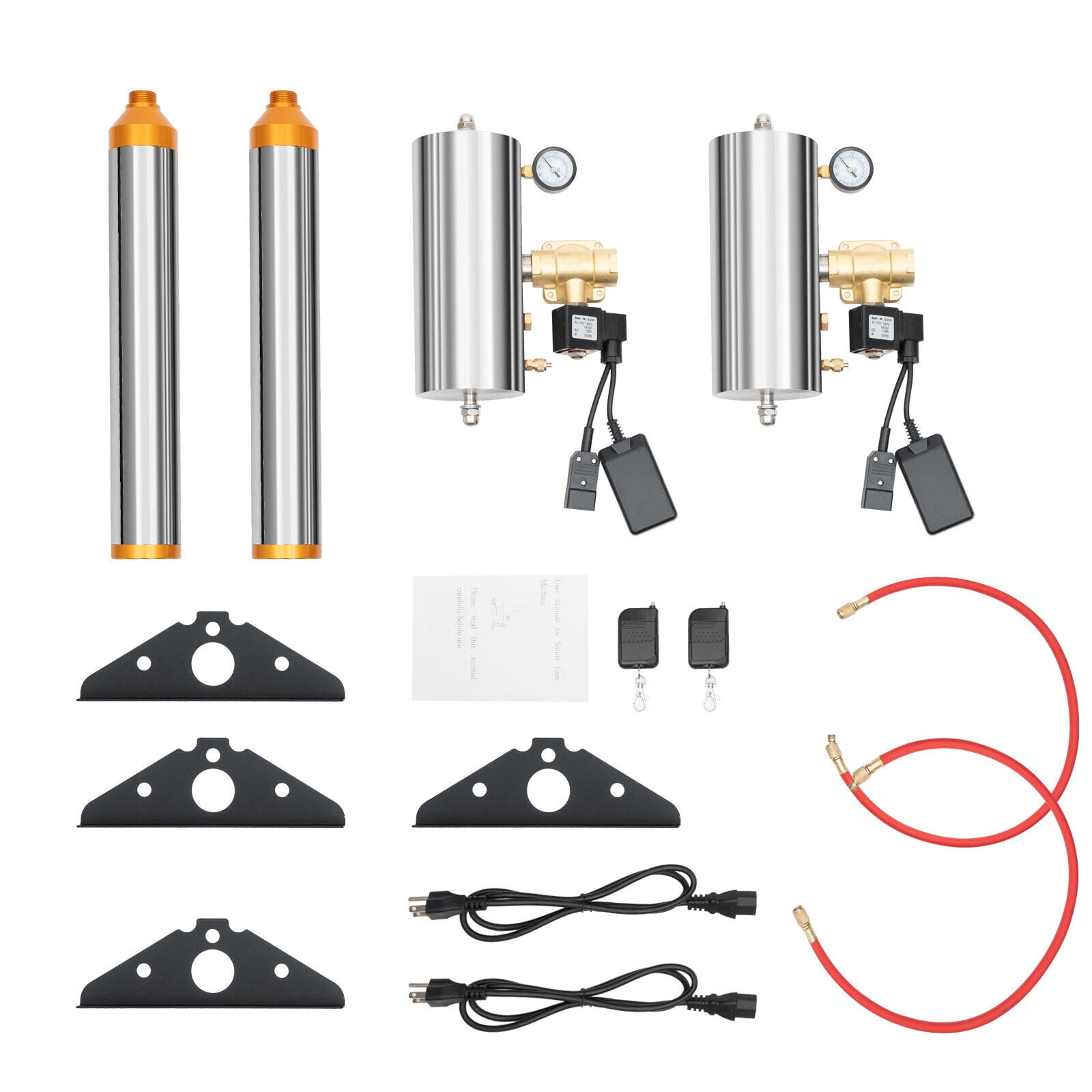 2 Pcs Shot Streamer Launcher Confetti Machine Remote Wedding Party ...