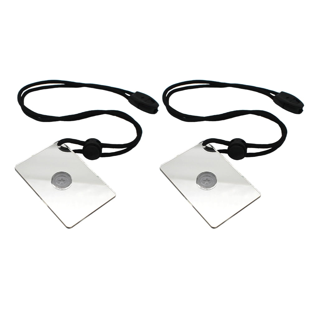 2 Pcs Signal Mirror Signaling Emergency and Whistle Kayak Small ...