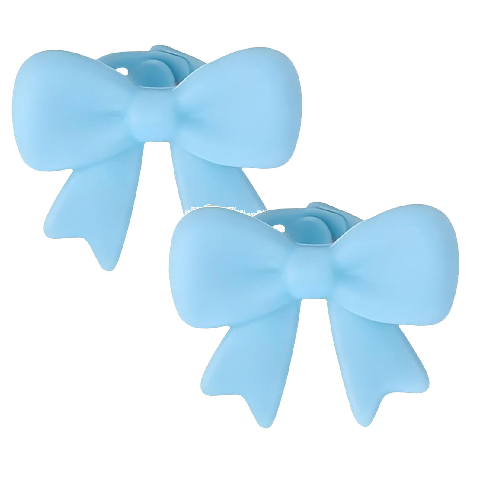 2 Pcs Silicone Bow Headphone Accessory - 2.36*3.14 Inch Cute 3D Printed ...