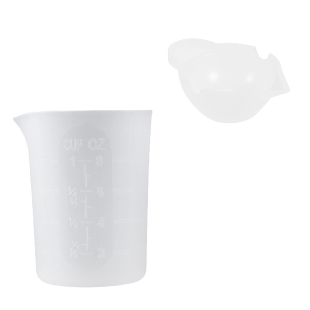 2 Pcs Silicone Measuring Cup Epoxy Measuring Tools Measuring Cylinder ...